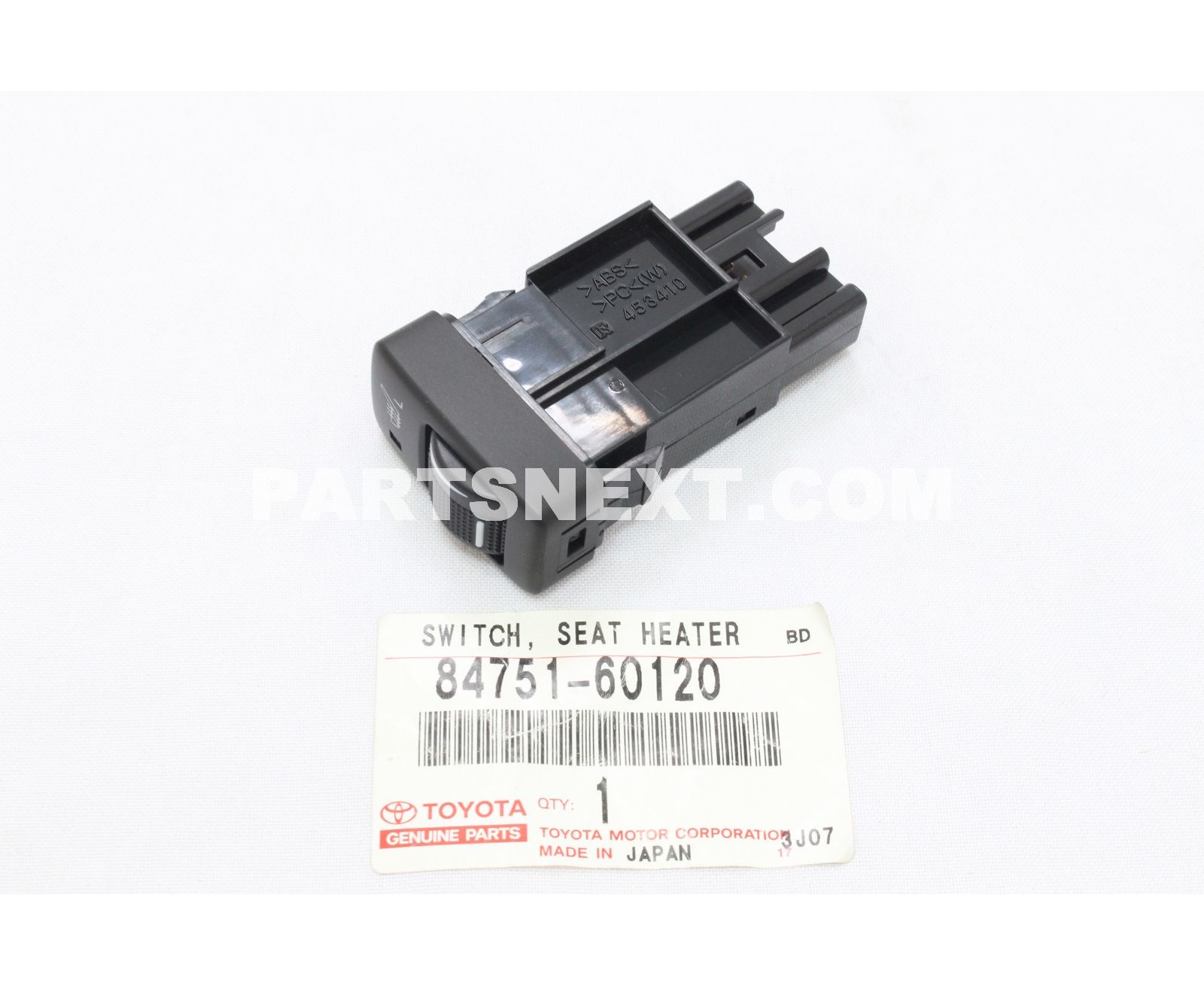 Toyota :: 84751-60120 SWITCH, SEAT HEATER