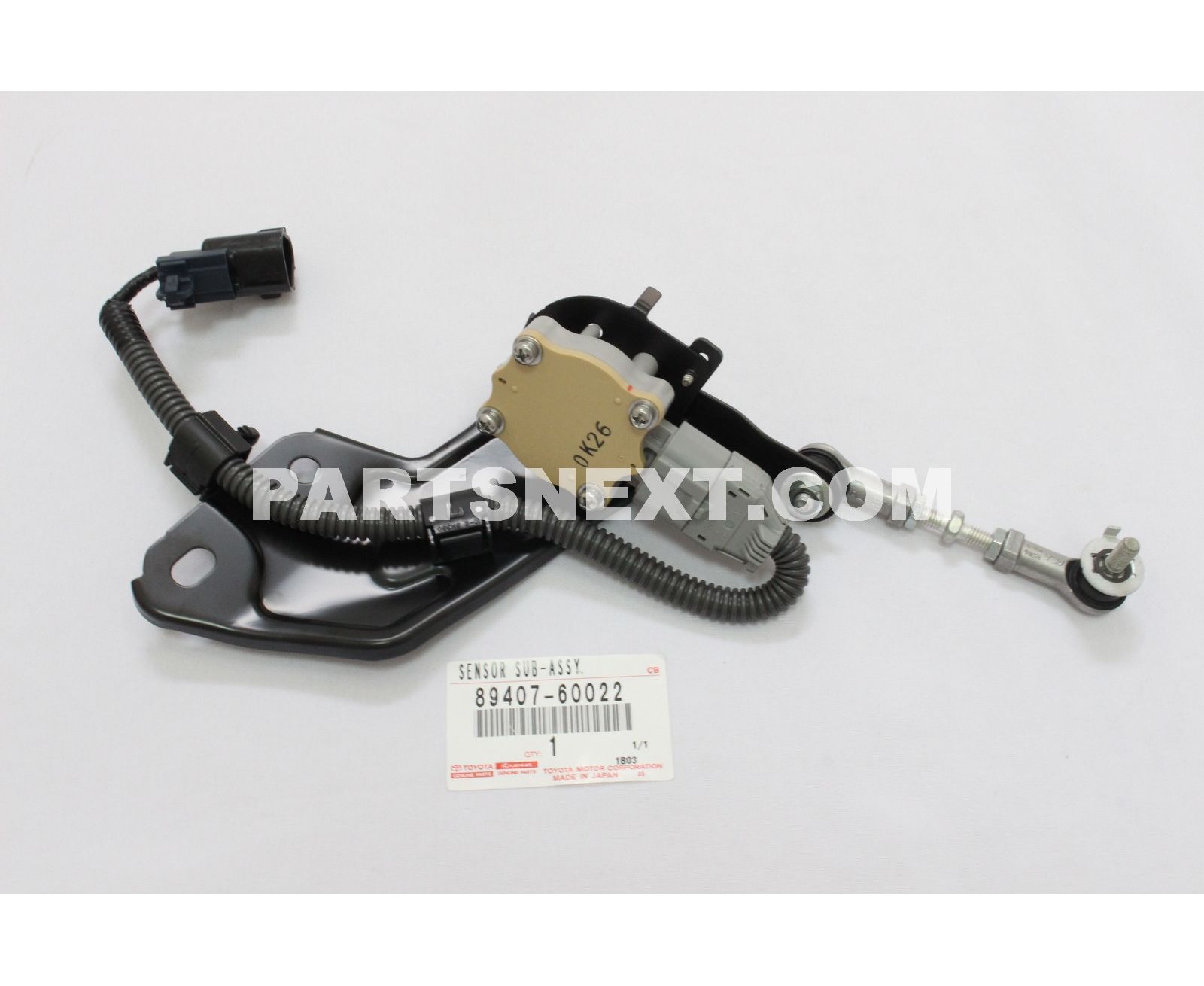 Toyota :: 89407-60022 SENSOR SUB-ASSY, HEIGHT CONTROL, REAR RH