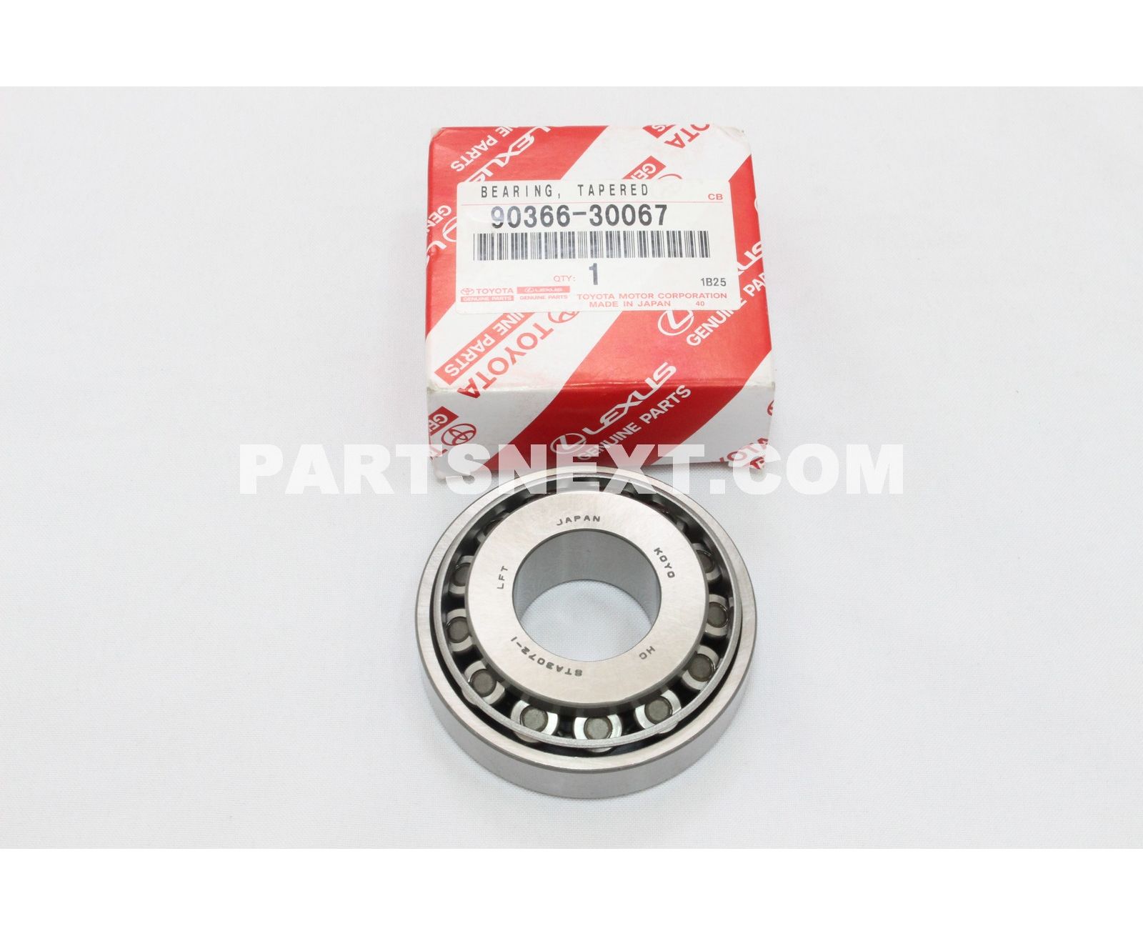 Toyota :: 90366-30067 BEARING, TAPERED ROLLER (FOR FRONT DRIVE PINION ...