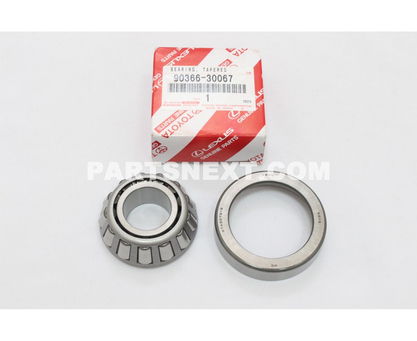 Toyota :: 90366-30067 BEARING, TAPERED ROLLER (FOR FRONT DRIVE PINION ...