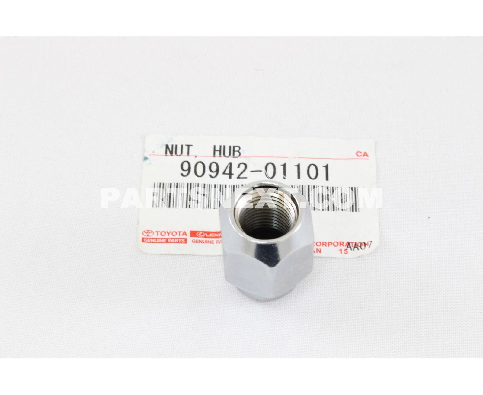 Toyota :: 90942-01101 NUT, HUB (FOR AXLE)
