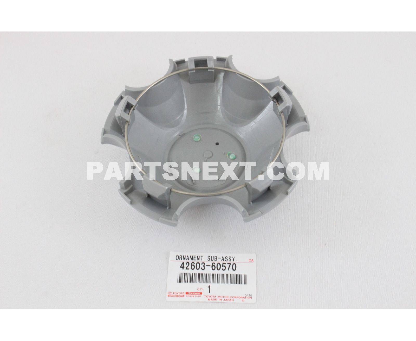 Toyota :: 42603-60570 ORNAMENT SUB-ASSY, WHEEL HUB(FOR FRONT)