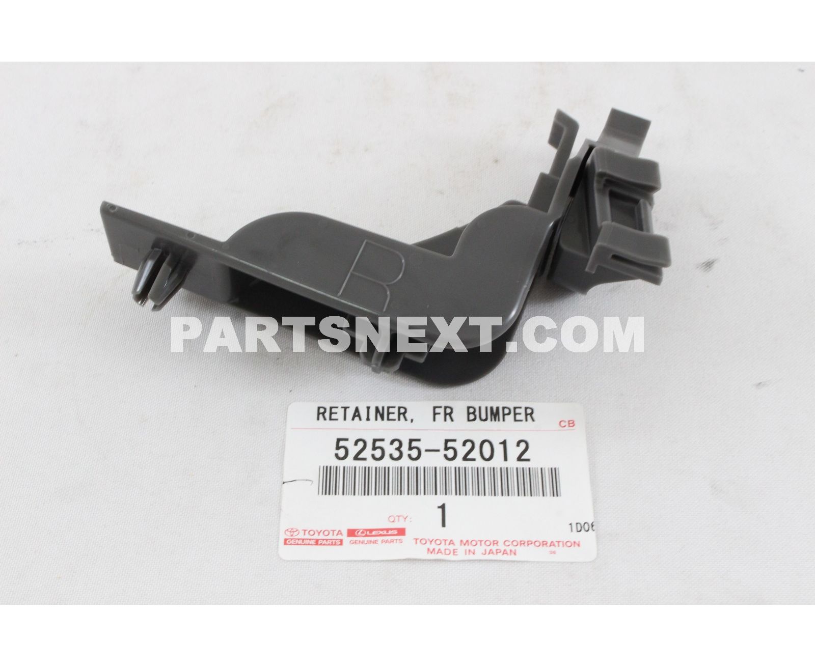 Toyota :: 52535-52012 RETAINER, FRONT BUMPER SIDE, RH