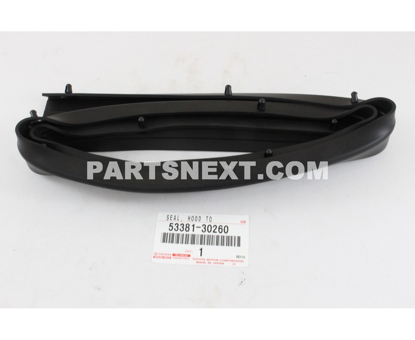 Toyota :: 53381-30260 SEAL, HOOD TO RADIATOR SUPPORT