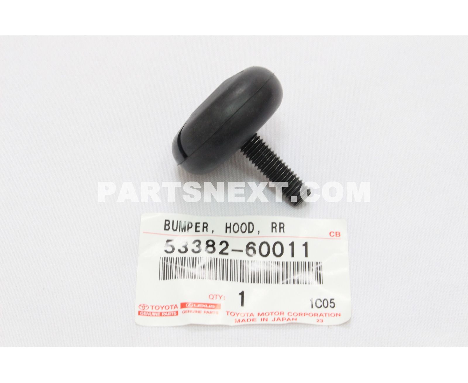 Toyota :: 53382-60011 BUMPER, HOOD, FRONT