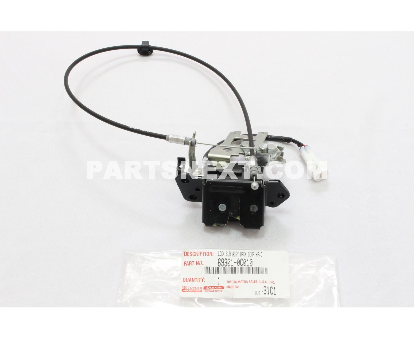 Toyota :: 69301-0C010 LOCK ASSY, BACK DOOR