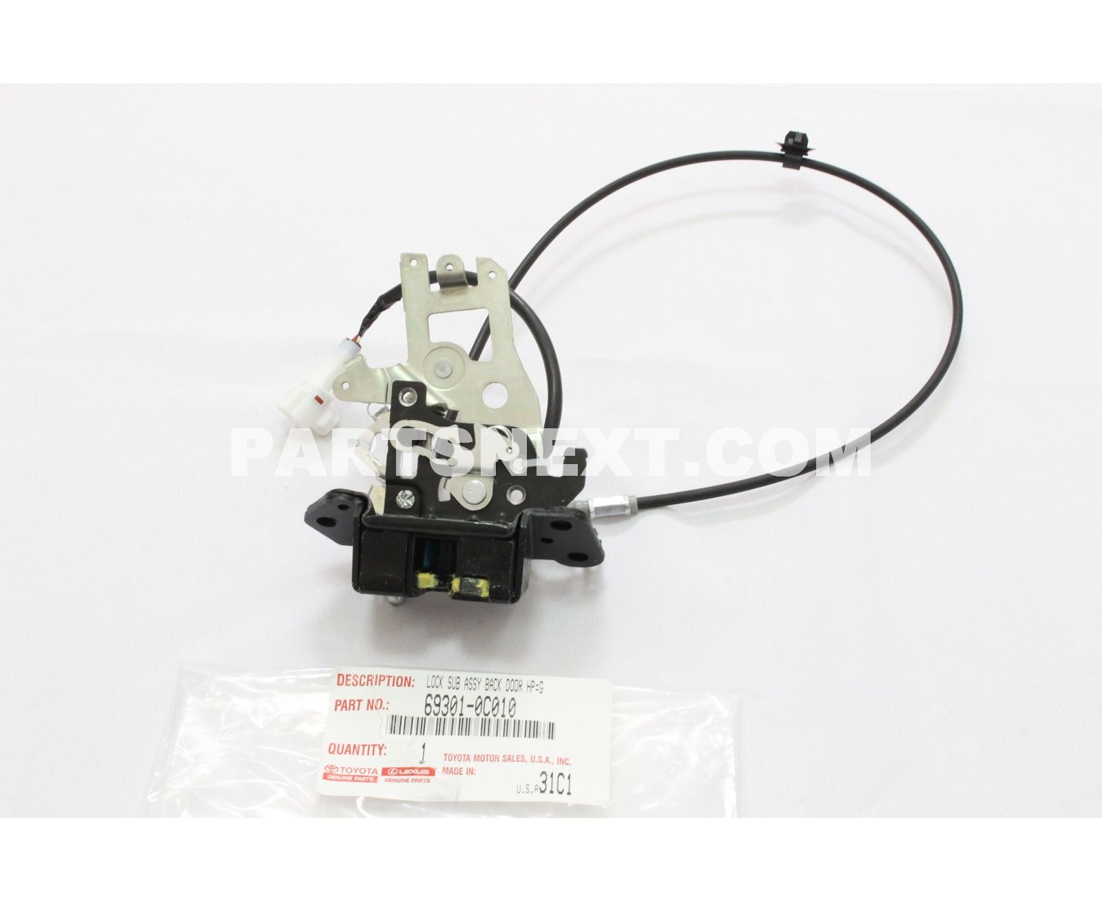 Toyota :: 69301-0C010 LOCK ASSY, BACK DOOR