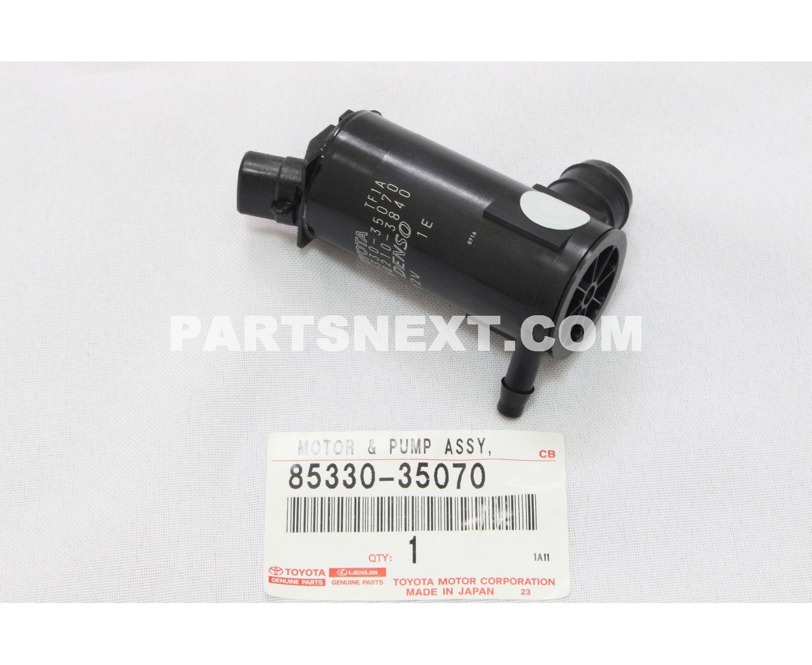 Toyota :: 85330-35070 MOTOR AND PUMP ASSY, WINDSHIELD WASHER