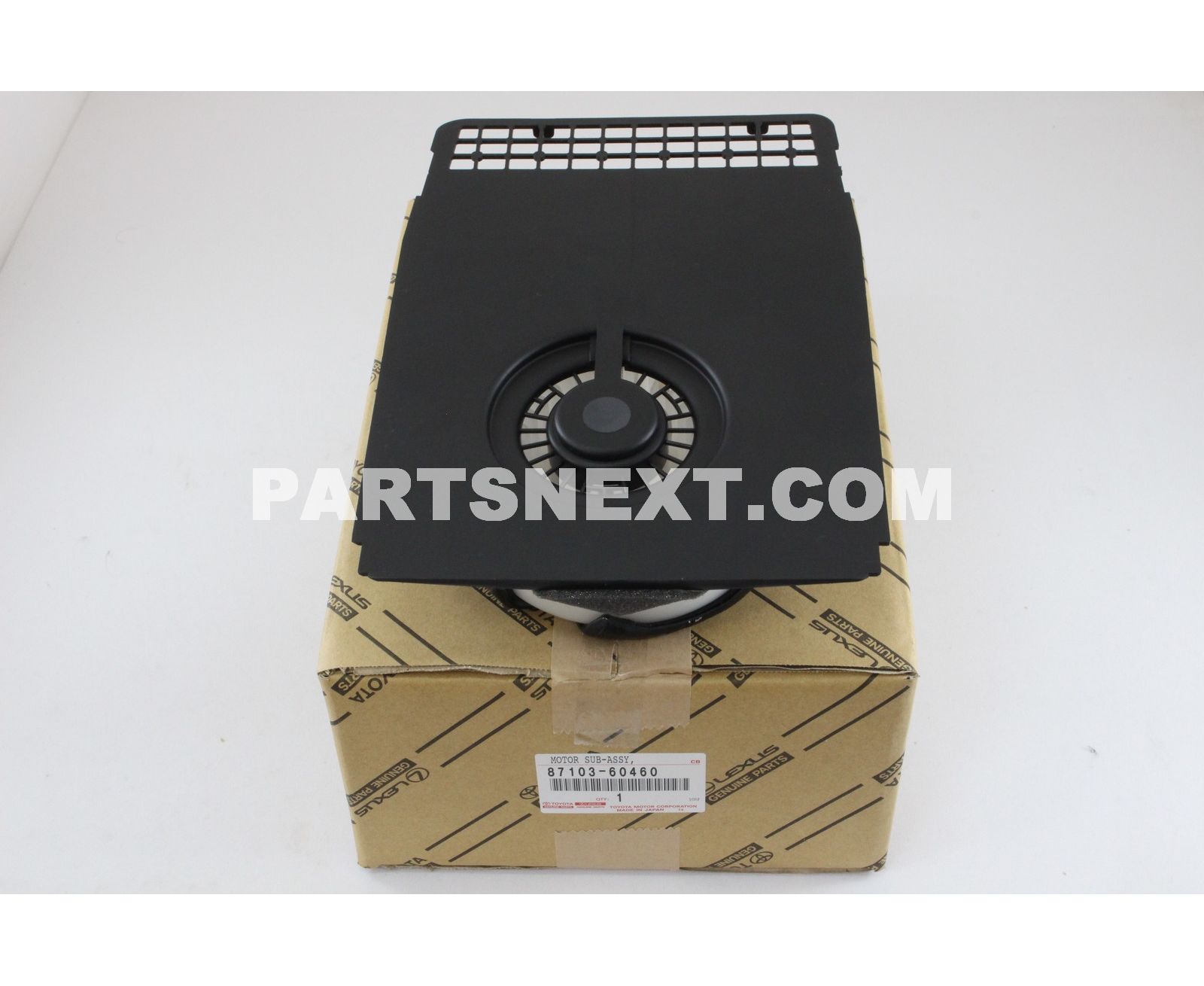 Toyota :: 87103-60460 MOTOR SUB-ASSY, BLOWER W/FAN(FOR COOL BOX)