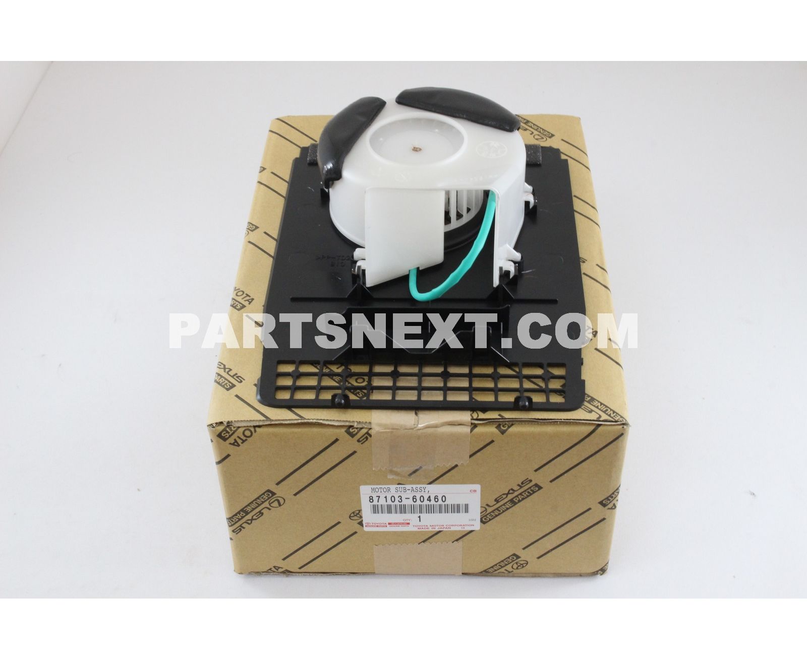 Toyota :: 87103-60460 MOTOR SUB-ASSY, BLOWER W/FAN(FOR COOL BOX)