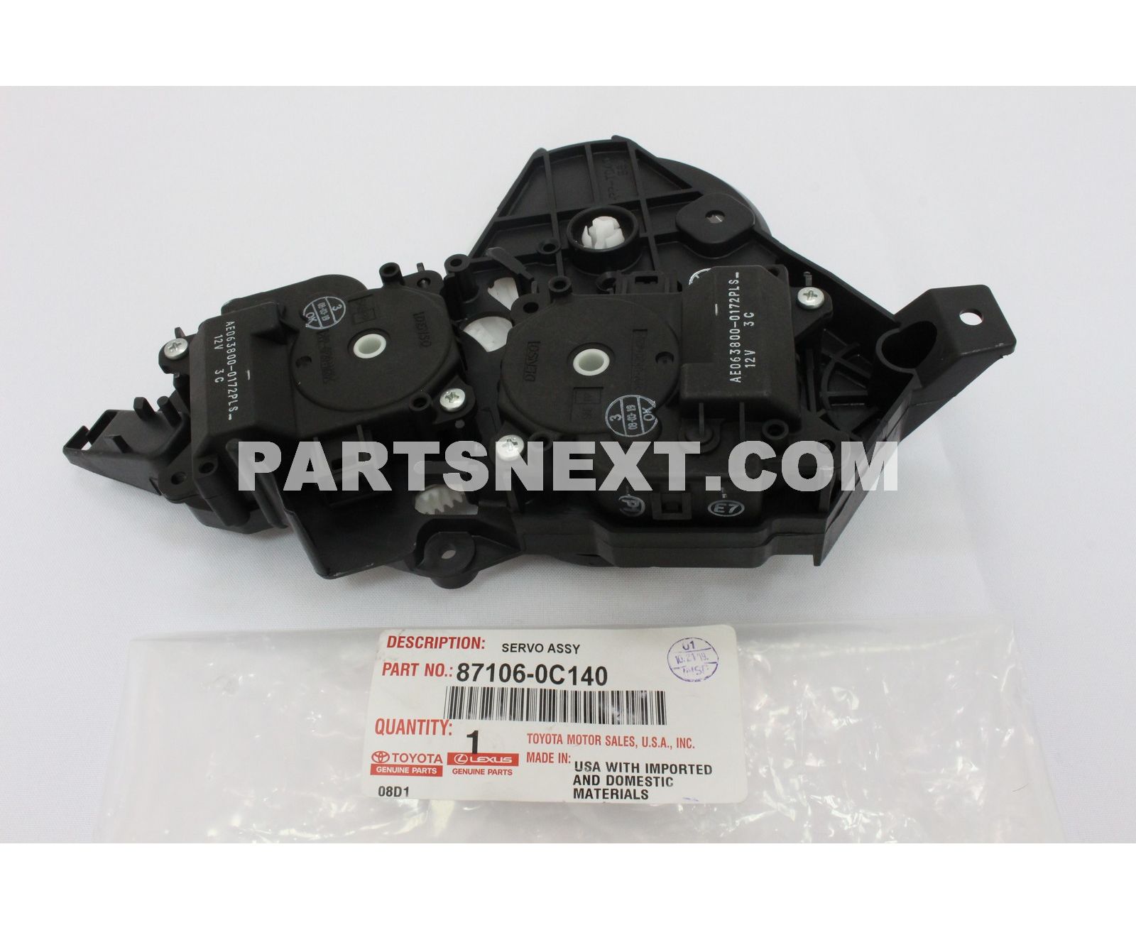 Toyota :: 87106-0C140 SERVO SUB-ASSY, DAMPER, NO.1