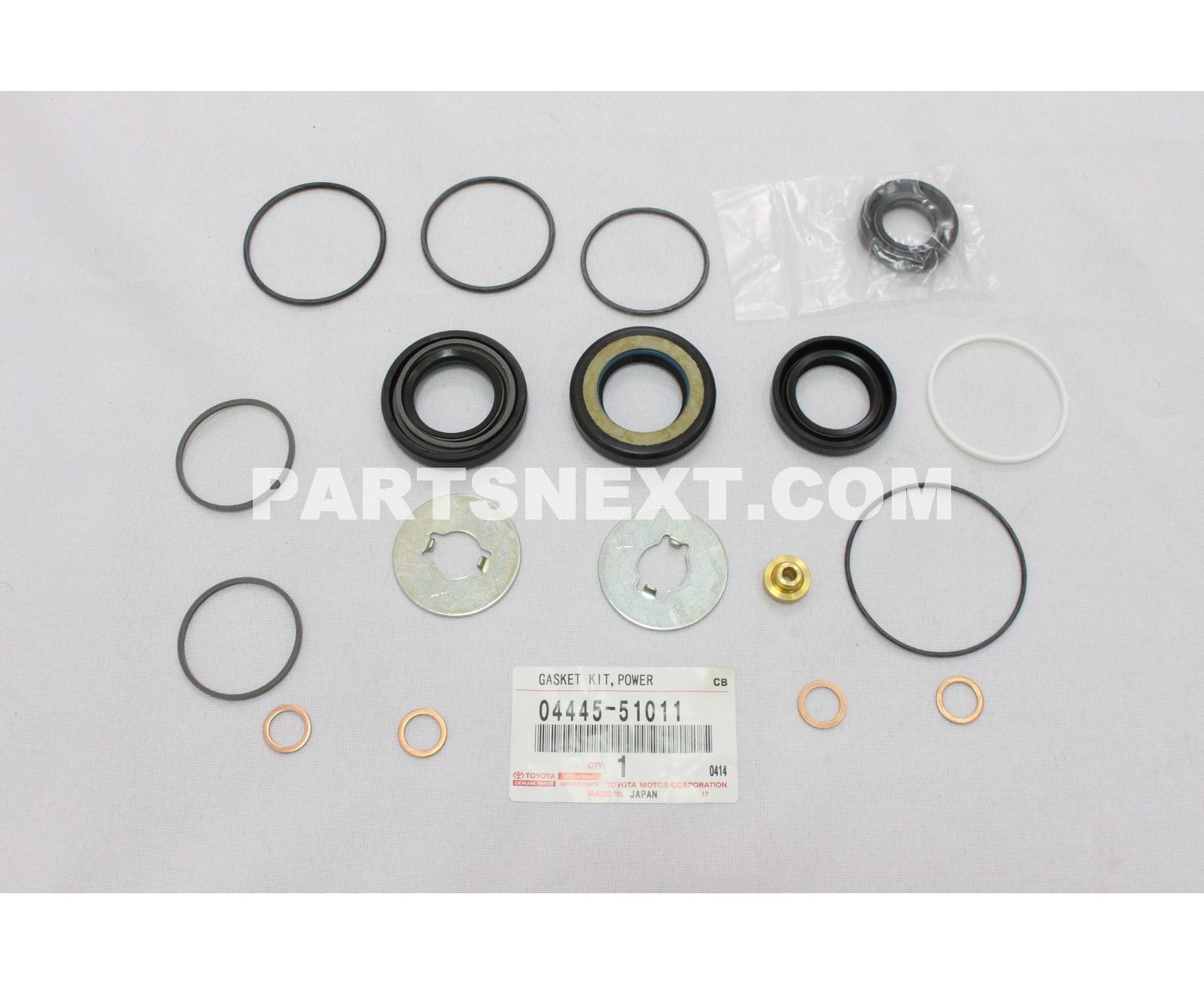 Toyota :: 04445-51011 GASKET KIT, POWER STEERING GEAR(FOR RACK & PINION)