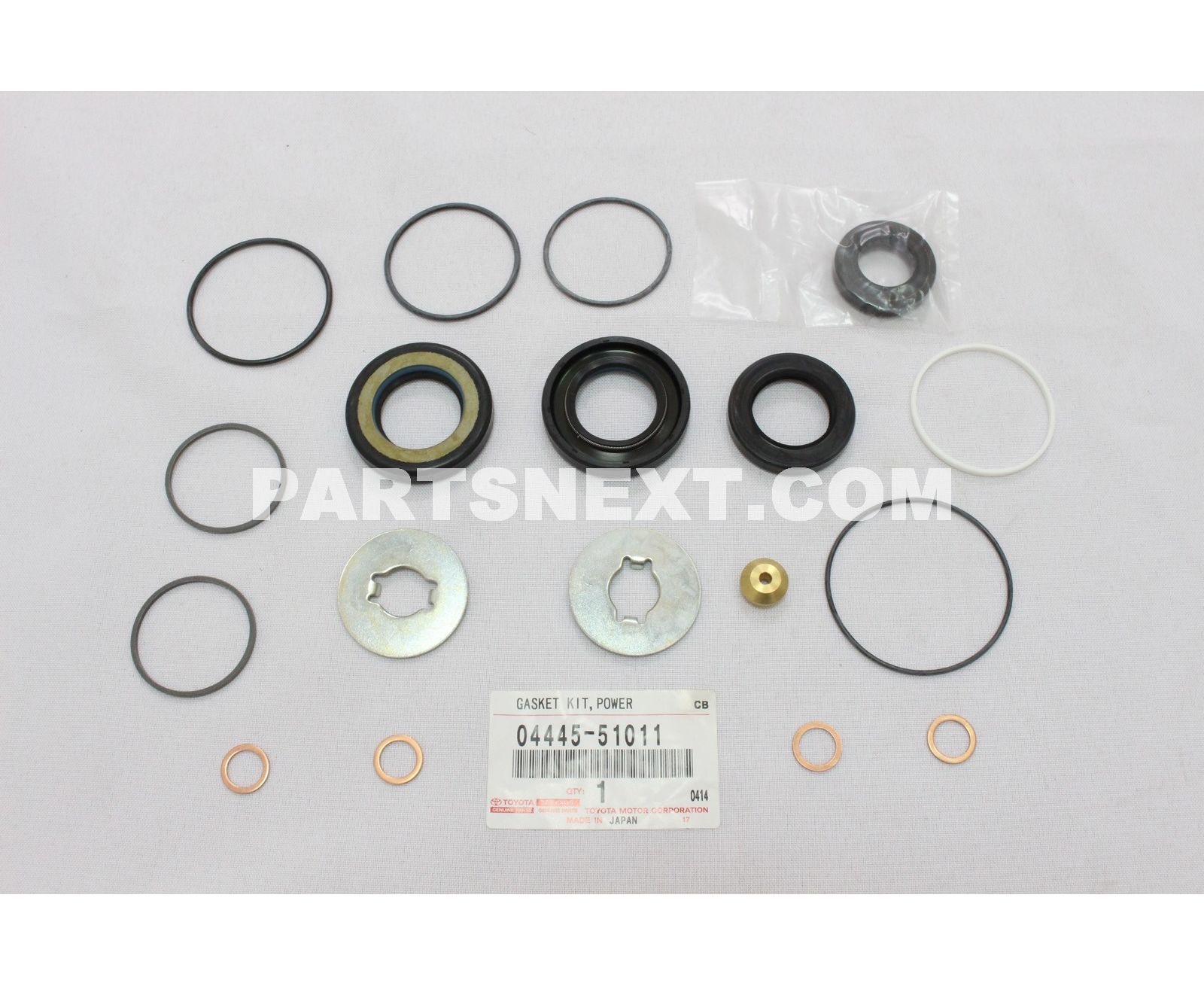 Toyota :: 04445-51011 GASKET KIT, POWER STEERING GEAR(FOR RACK & PINION)