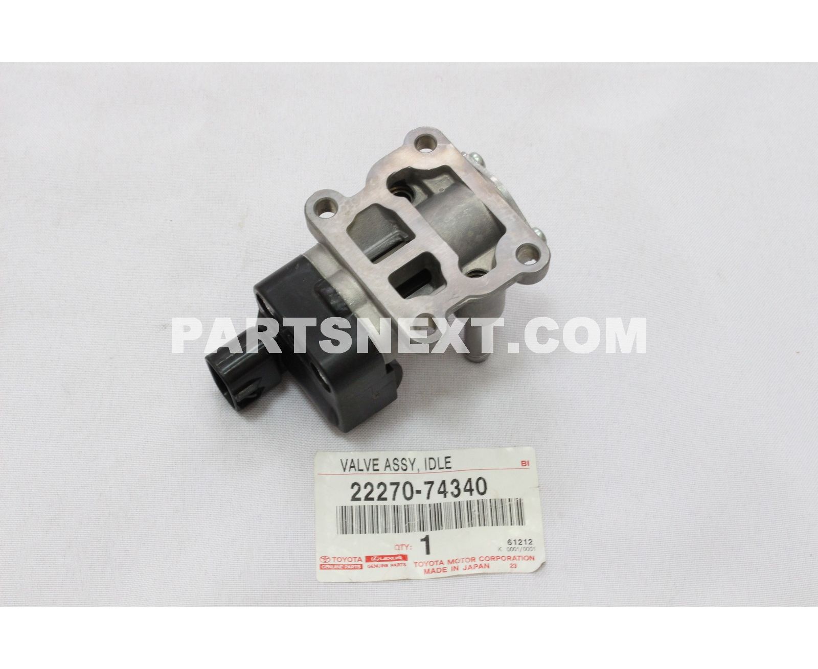 Toyota :: 22270-74340 VALVE ASSY, IDLE SPEED CONTROL(FOR THLOTTLE BODY)