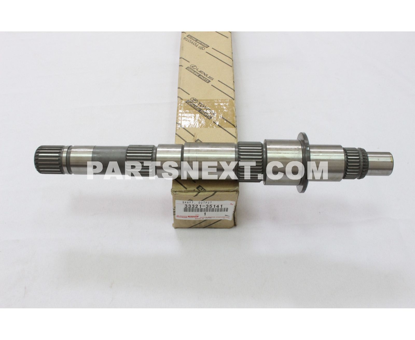 Toyota :: 33321-35141 SHAFT, OUTPUT