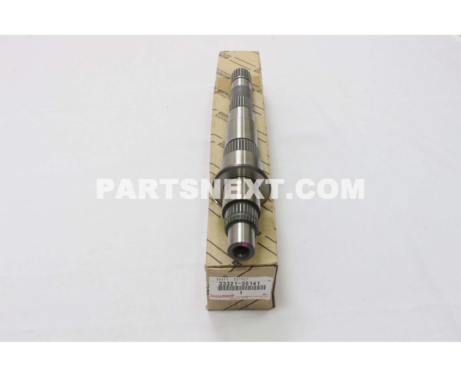 Toyota :: 33321-35141 SHAFT, OUTPUT