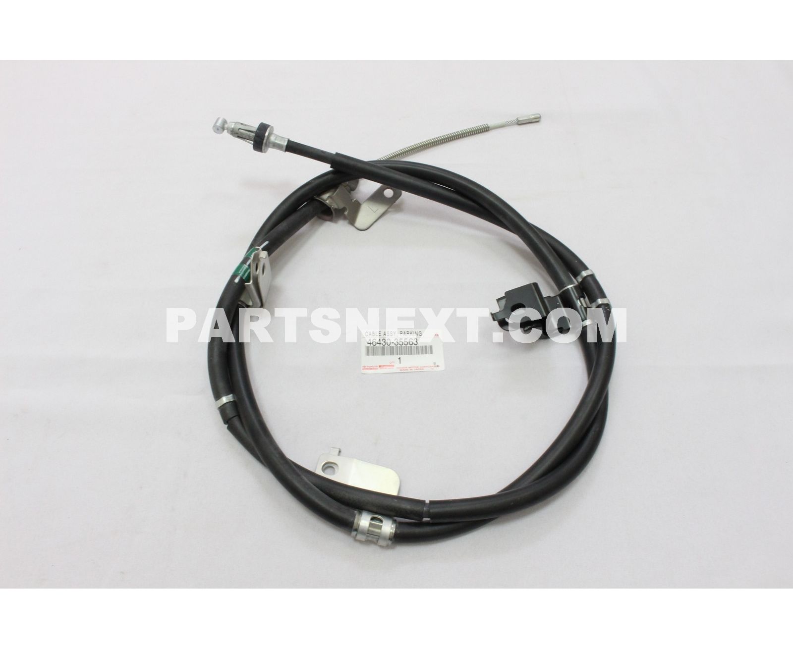 Toyota :: 46430-35563 CABLE ASSY, PARKING BRAKE, NO.3