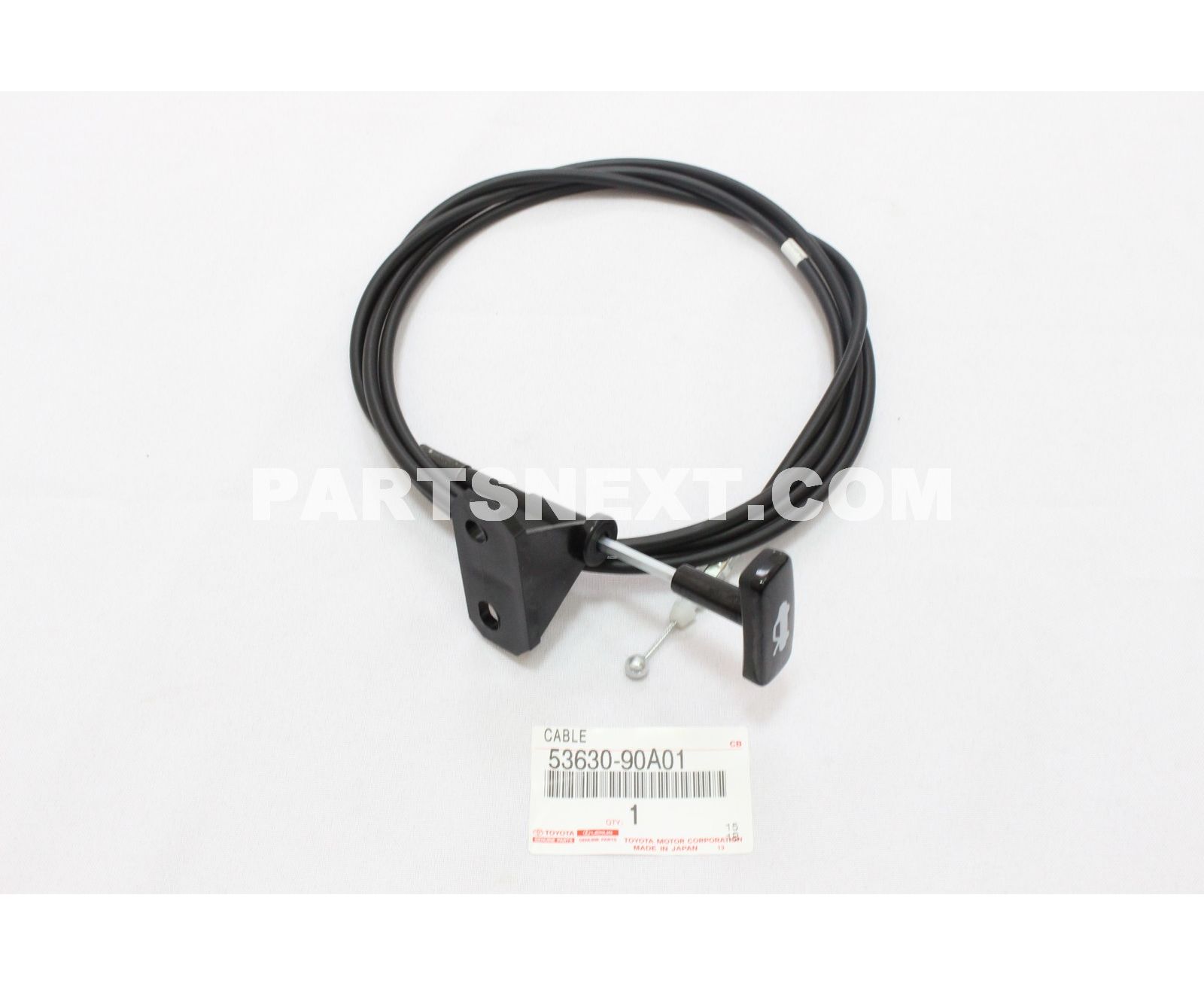Toyota :: 53630-90A01 CABLE ASSY, HOOD LOCK CONTROL