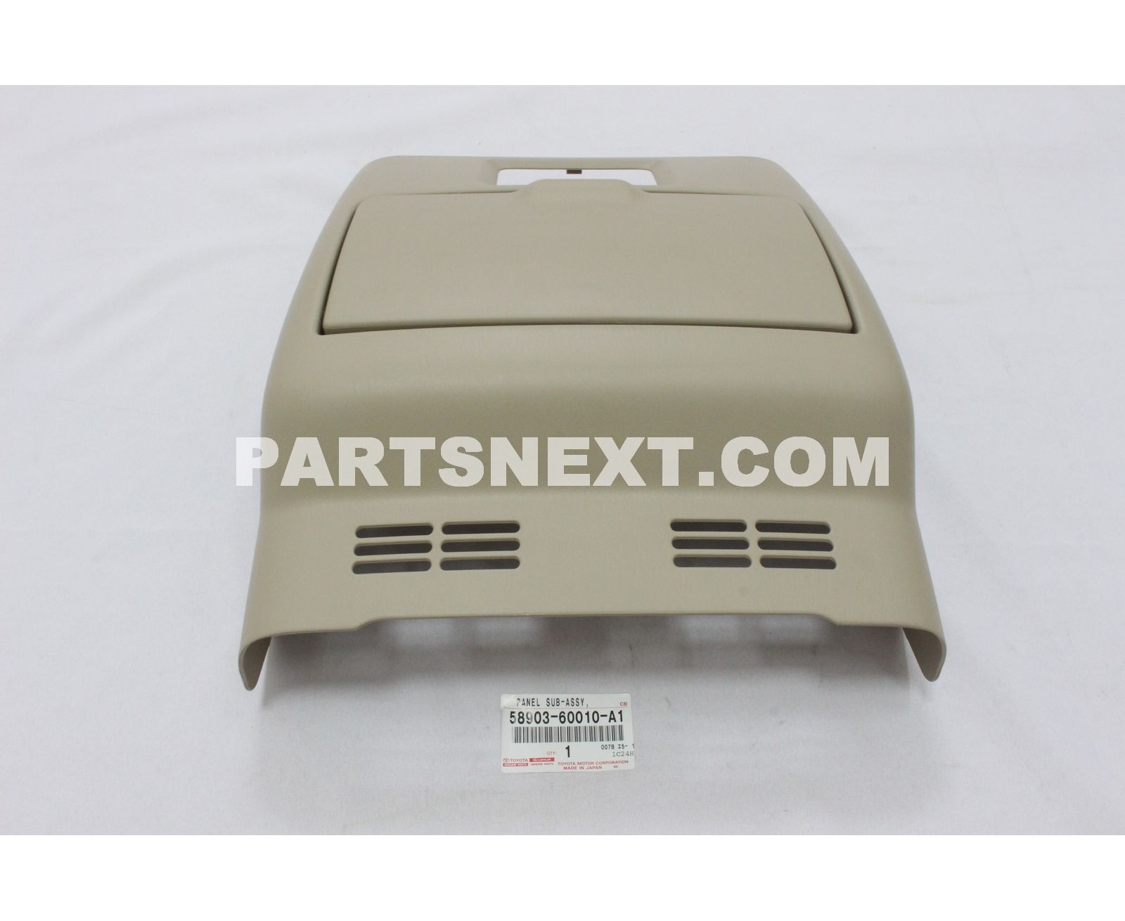 Toyota :: 58903-60010-A1 PANEL SUB-ASSY, CONSOLE REAR END