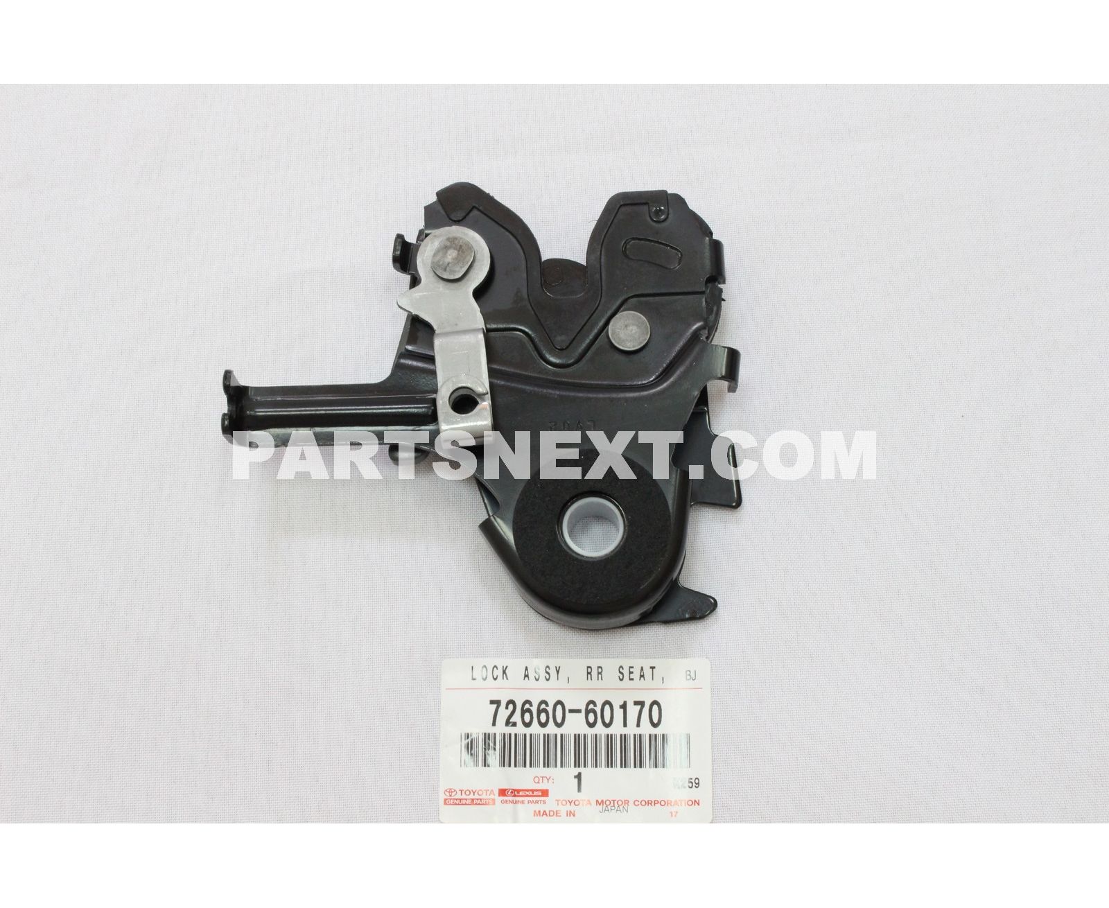 Toyota :: 72660-60170 LOCK ASSY, REAR SEAT, LH