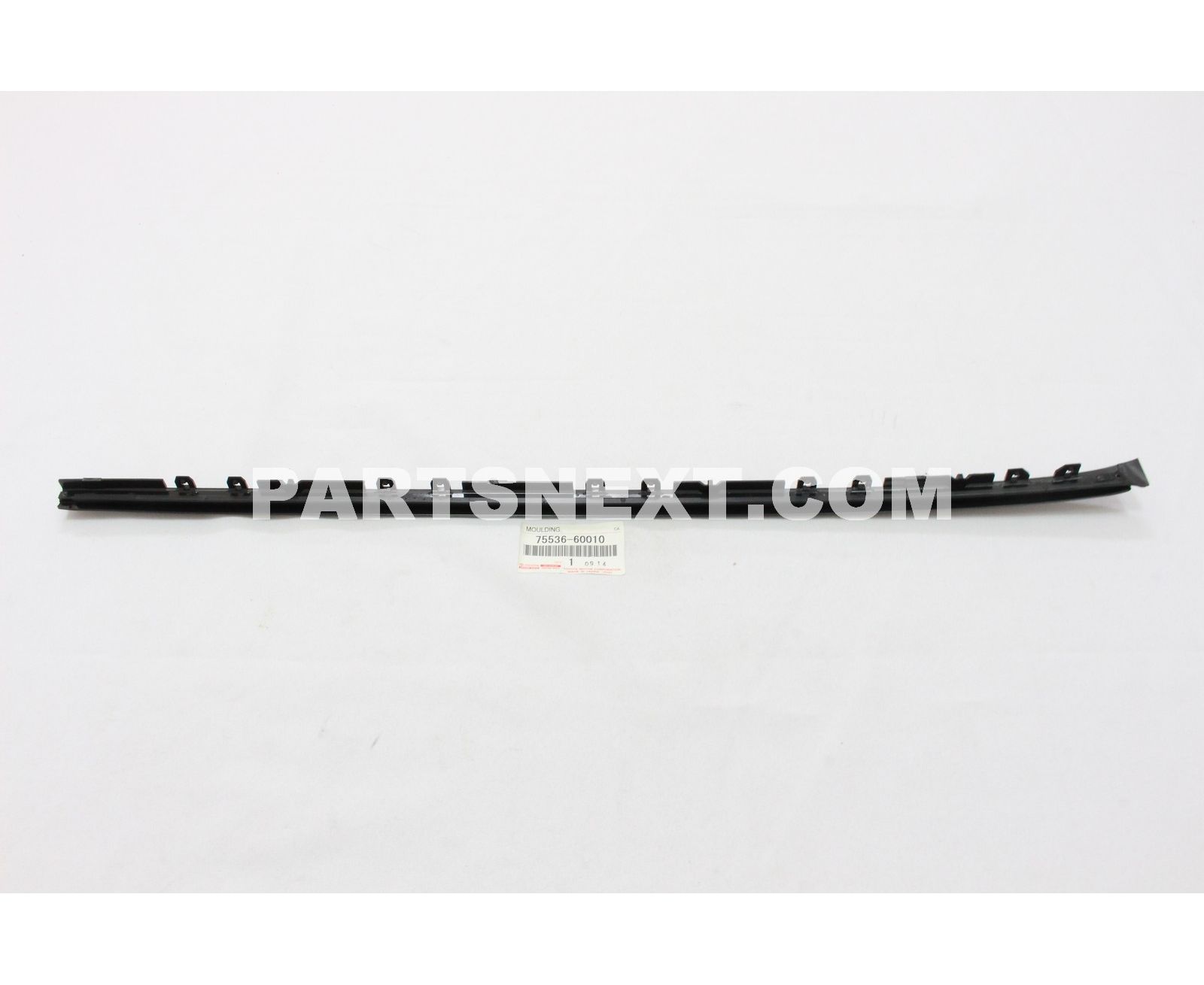 Toyota :: 75536-60010 MOULDING, WINDSHIELD, OUTSIDE LWR LH