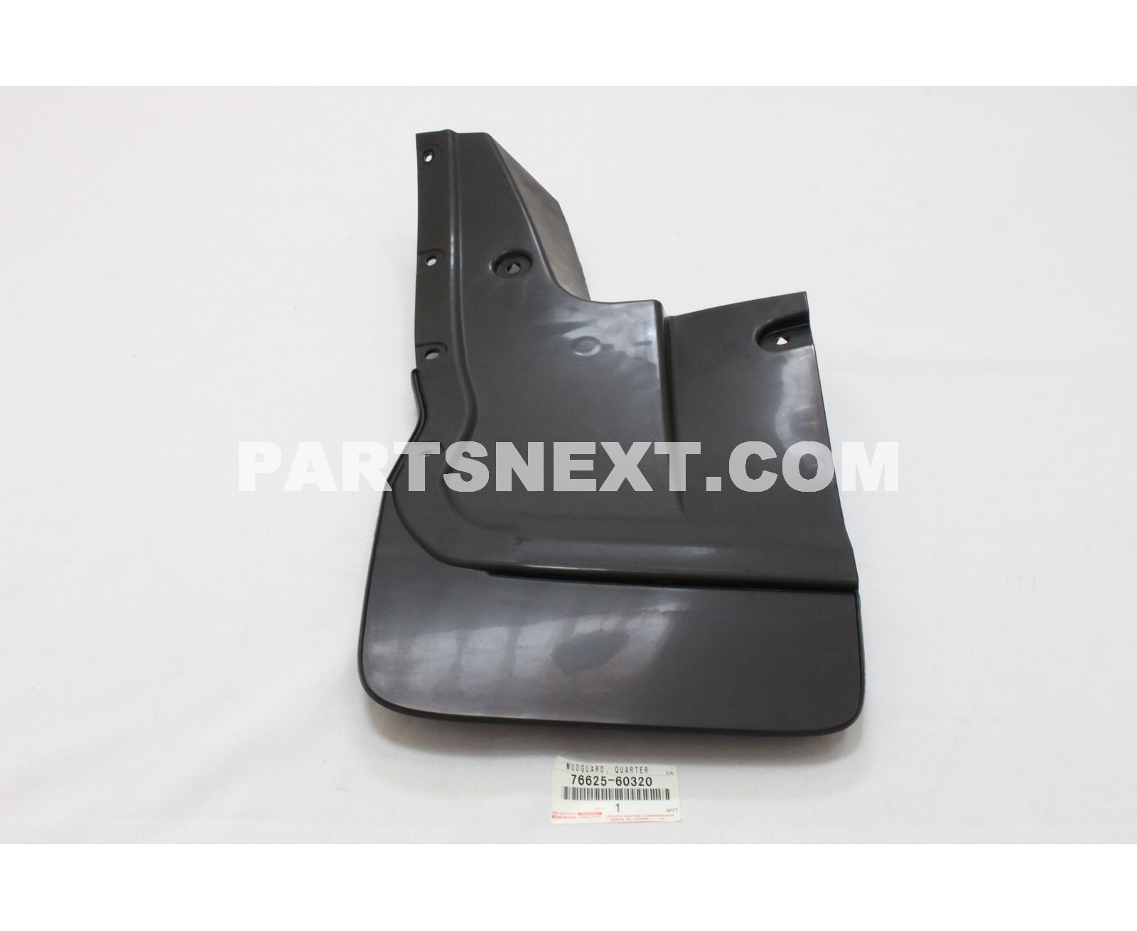 Toyota :: 76625-60320 MUDGUARD, QUARTER PANEL, REAR RH