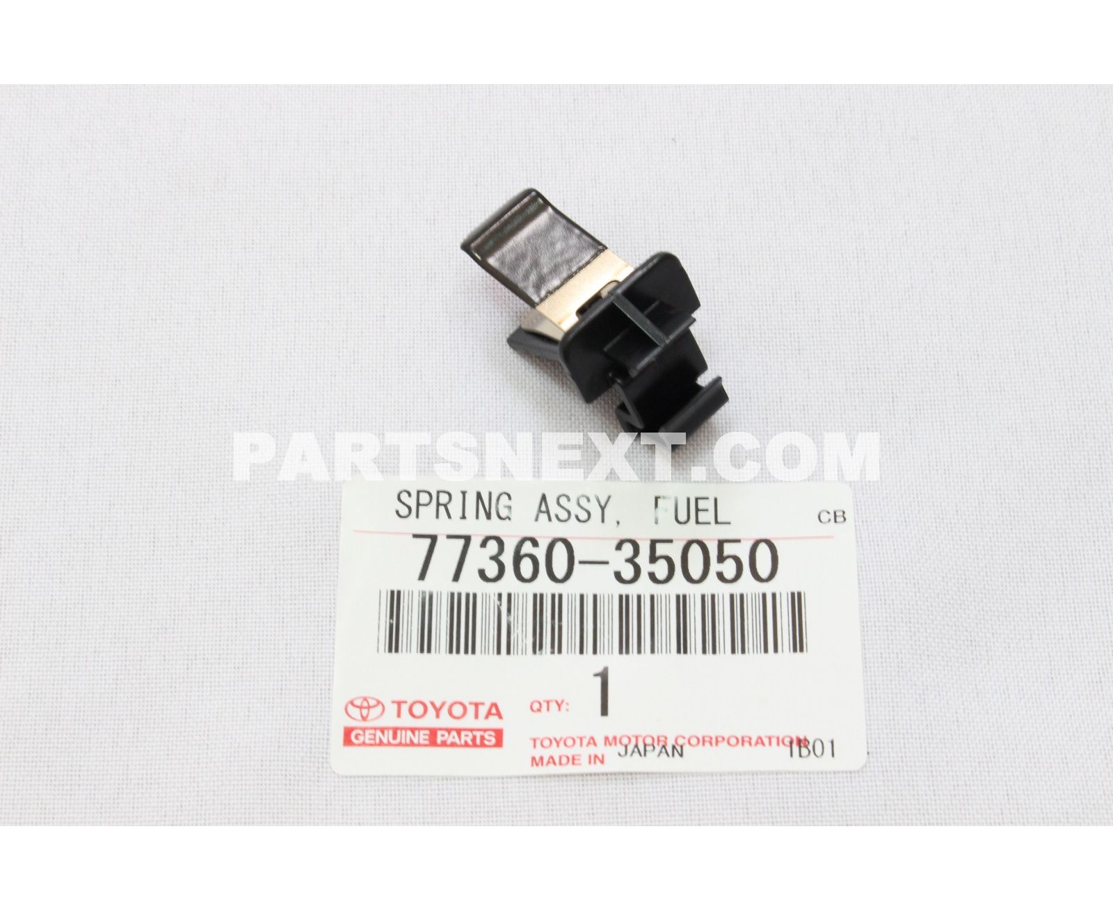 Toyota :: 77360-35050 SPRING, FUEL FILLER OPENING LID HINGE