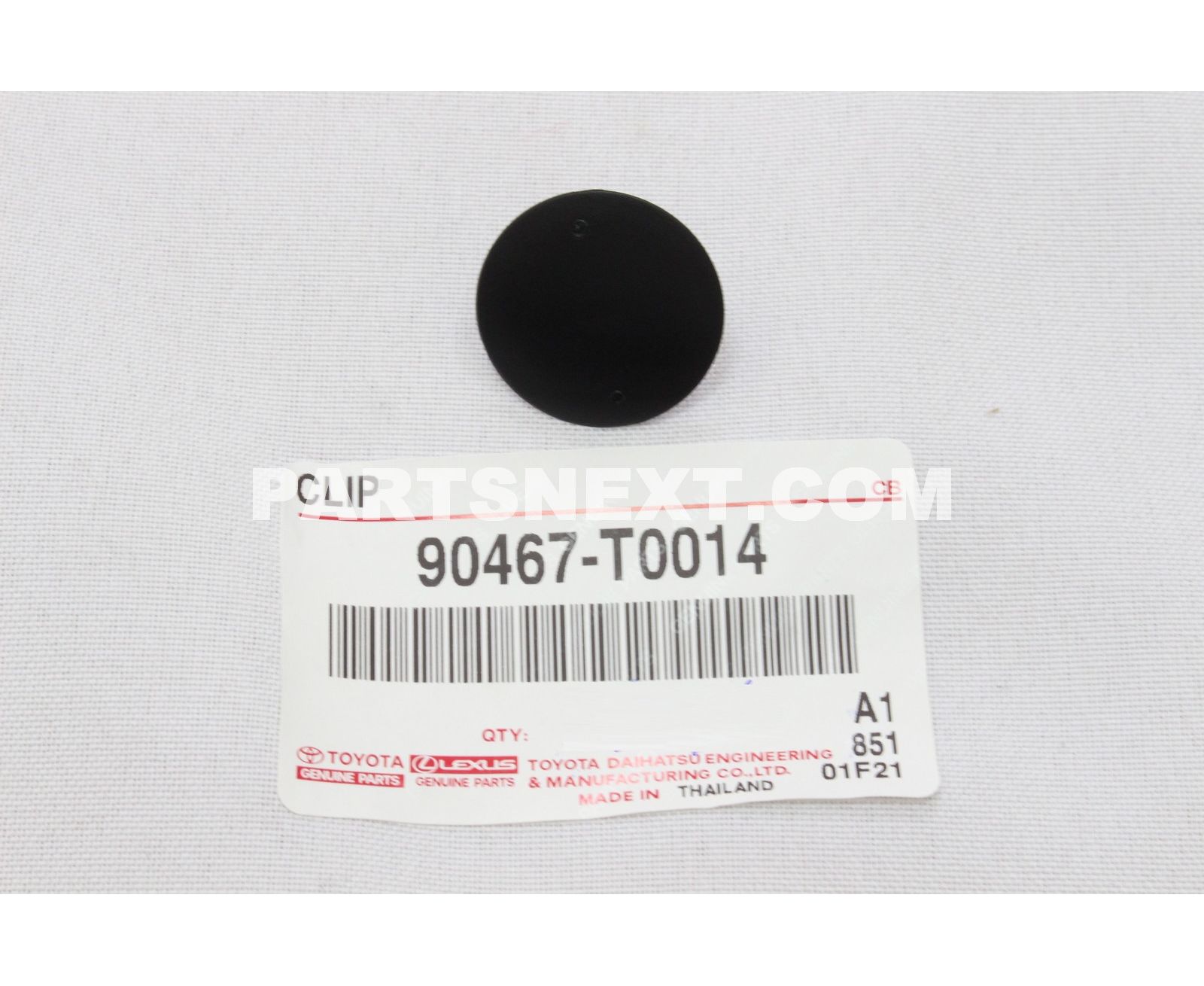 Toyota :: 90467-T0014 CLIP(FOR FRONT FLOOR CARPET)
