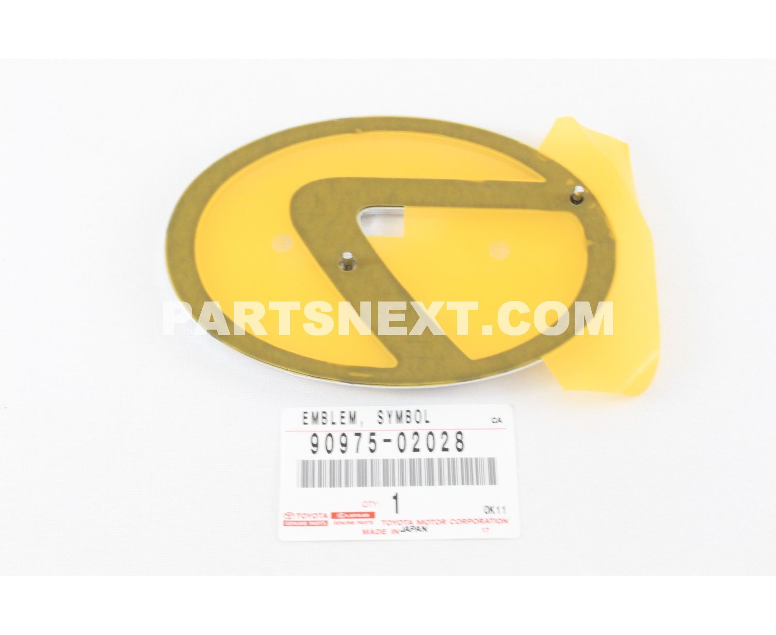 Toyota :: 90975-02028 EMBLEM, RADIATOR GRILLE (OR FRONT PANEL)