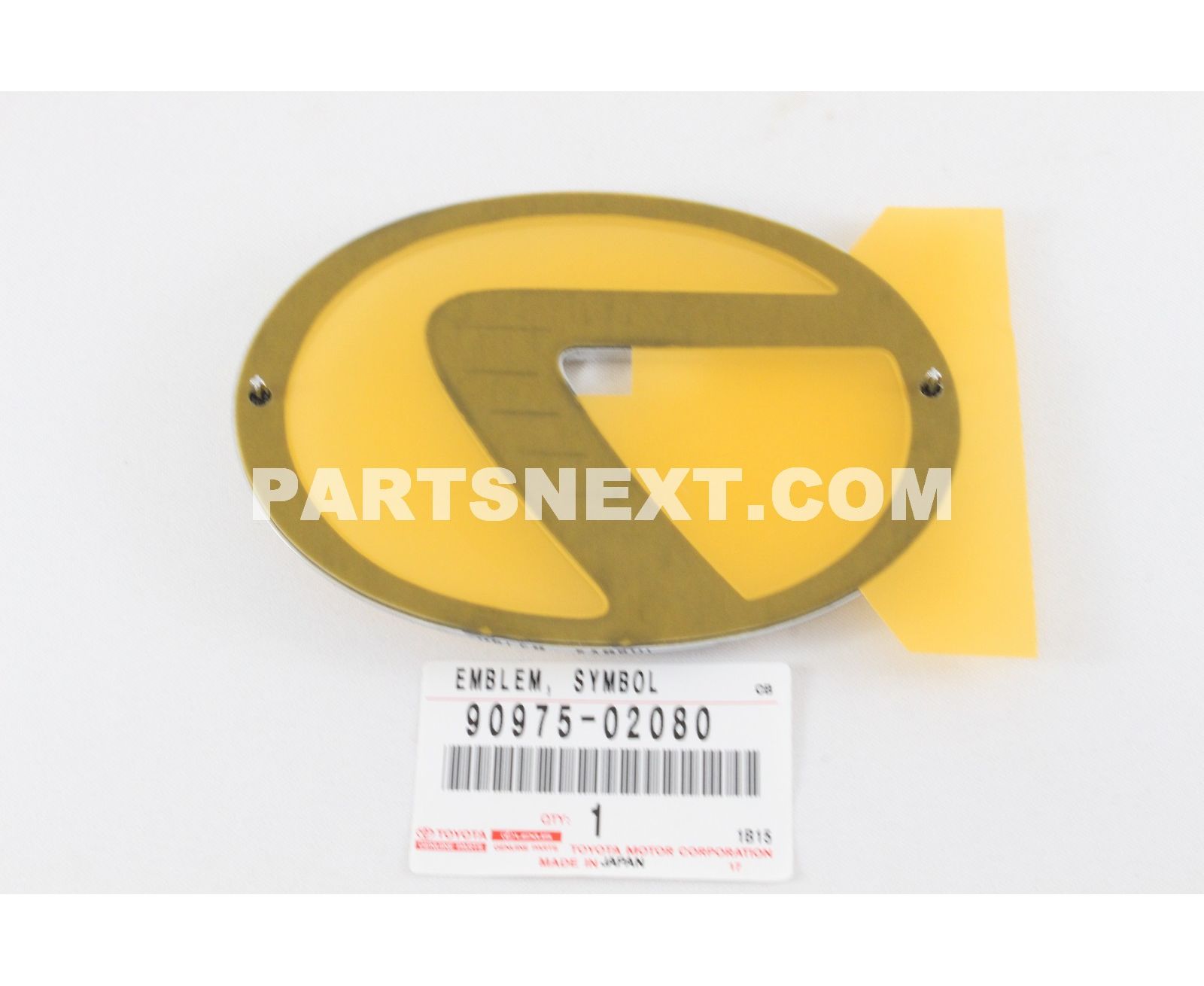 Toyota :: 90975-02080 EMBLEM, RADIATOR GRILLE (OR FRONT PANEL)