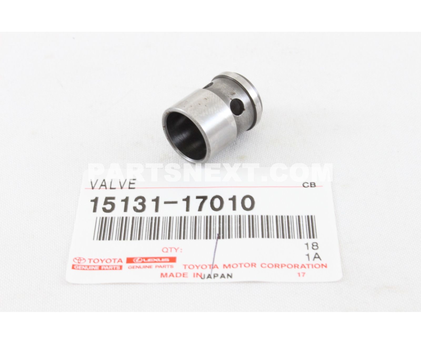 Toyota :: 15131-17010 VALVE, OIL PUMP RELIEF