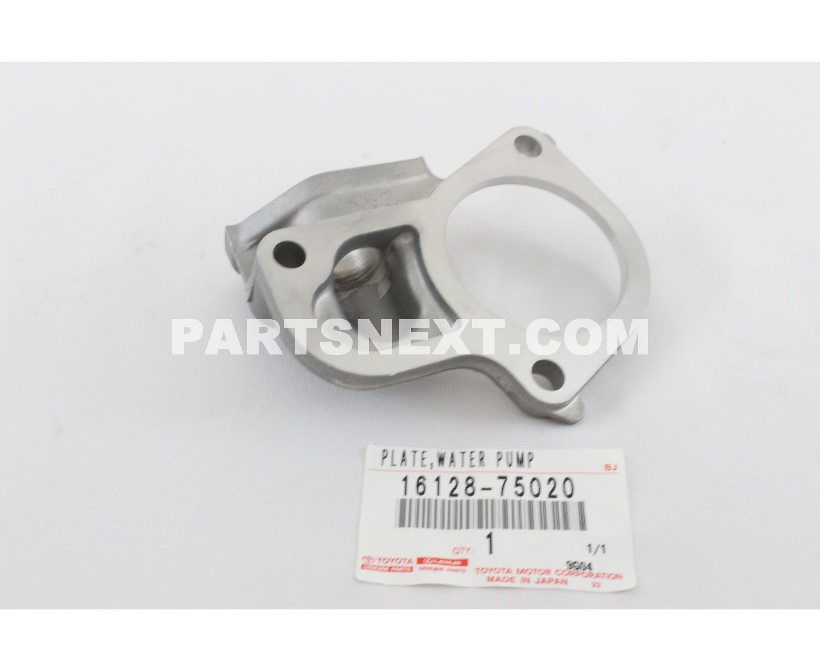 Toyota :: 16128-75020 PLATE, WATER PUMP THERMOSTAT GUIDE