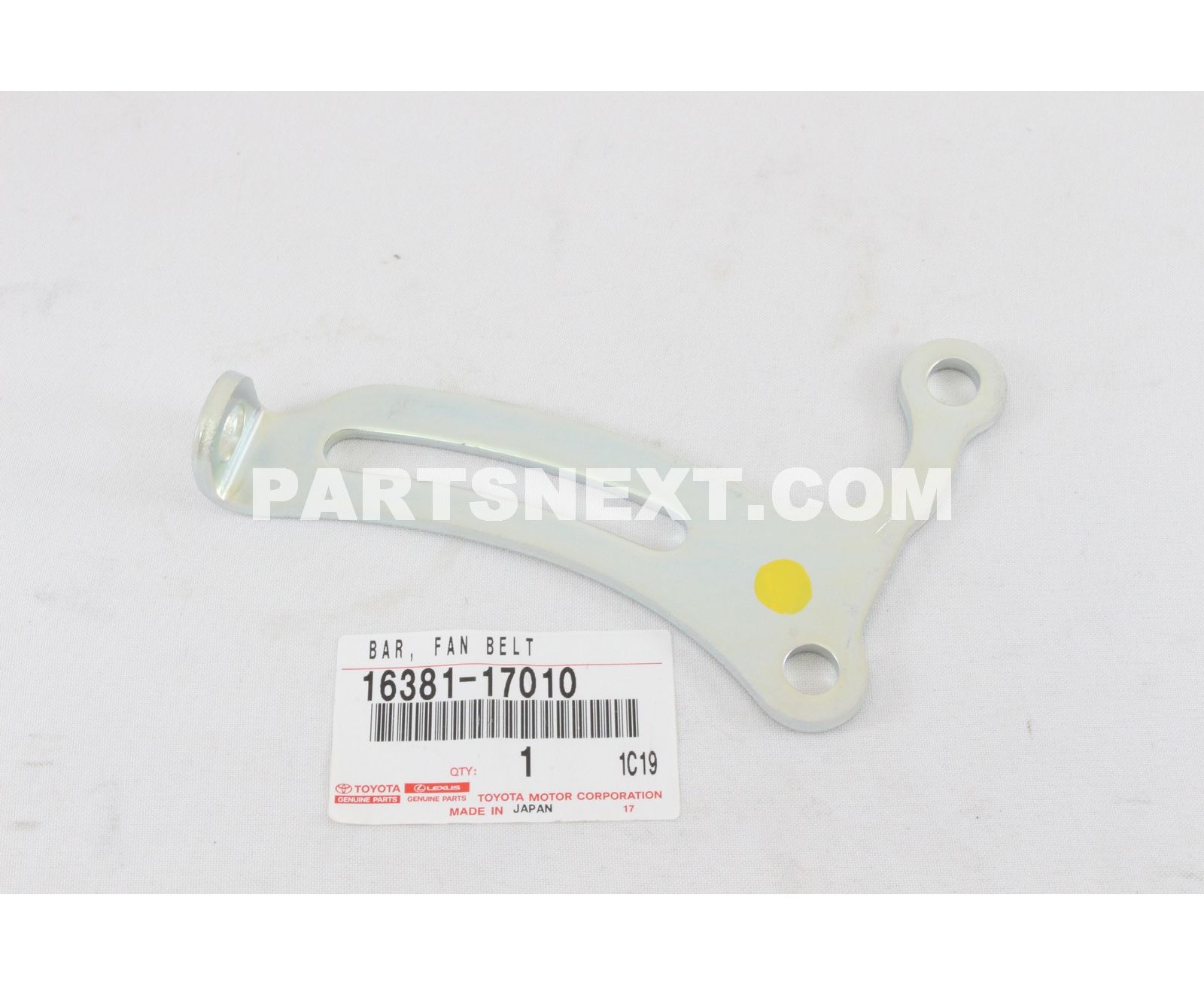Toyota :: 16381-17010 BAR, FAN BELT ADJUSTING
