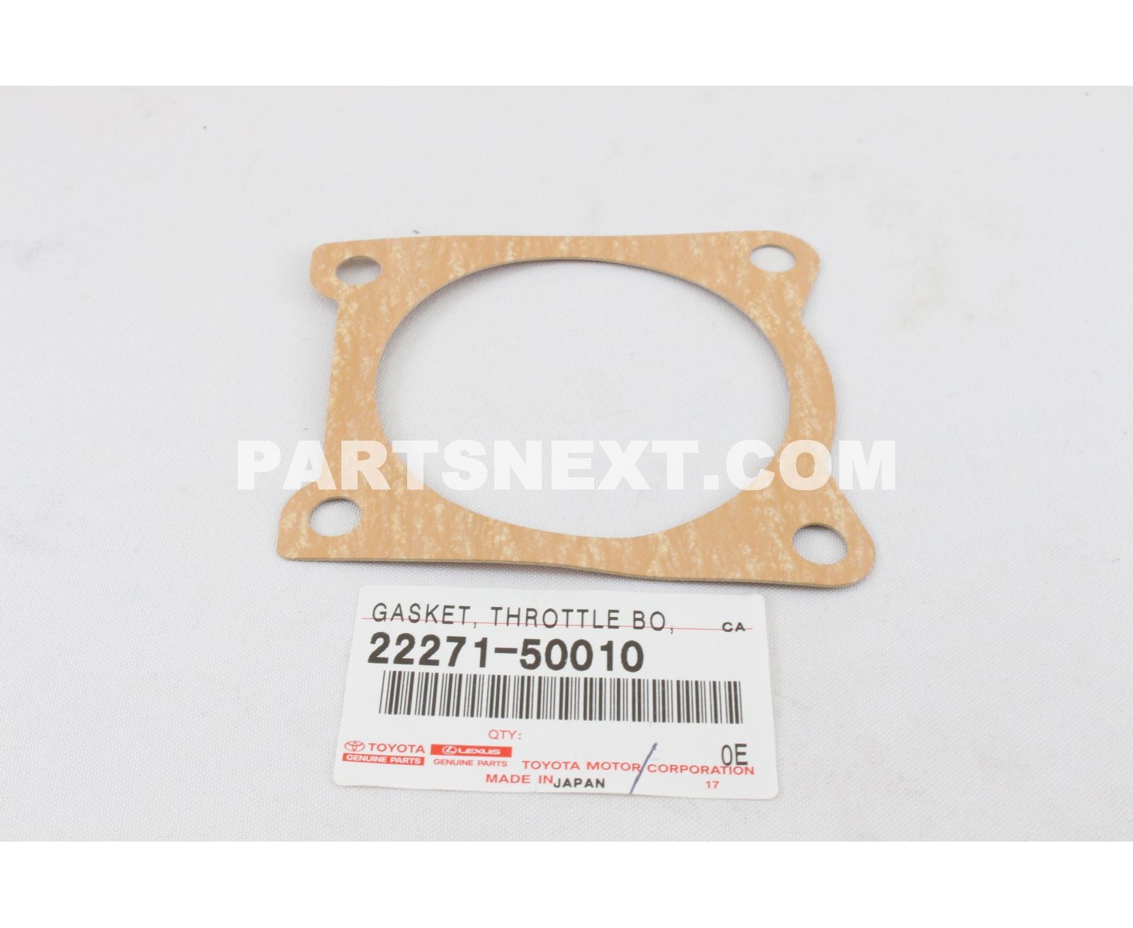 Toyota :: 22271-50010 GASKET, THROTTLE BODY