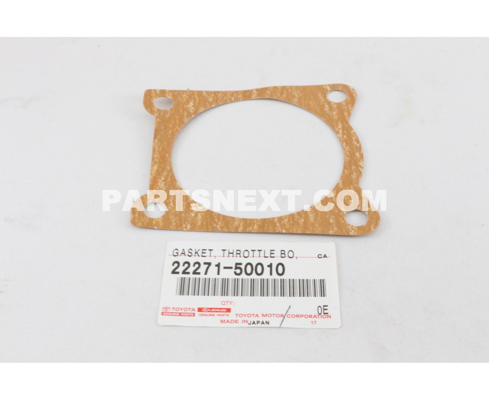 Toyota :: 22271-50010 GASKET, THROTTLE BODY