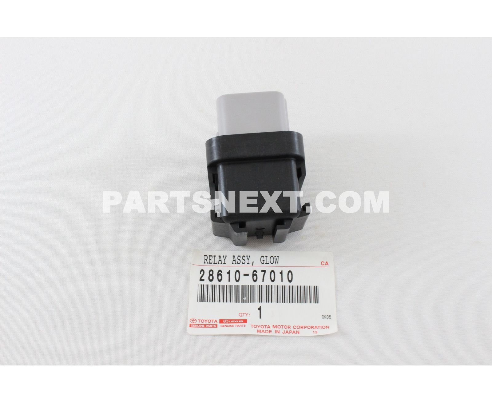 Toyota :: 28610-67010 RELAY ASSY, GLOW PLUG