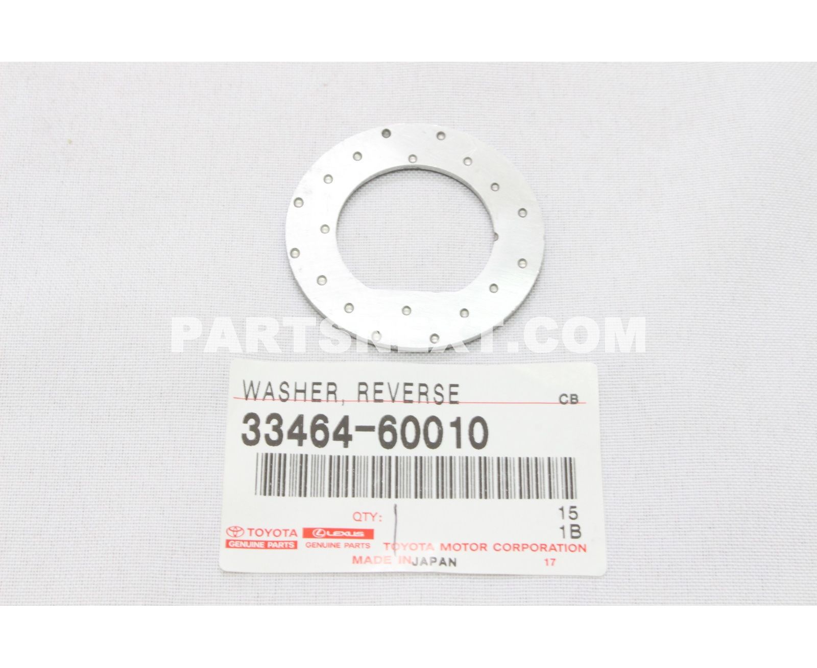Toyota :: 33464-60010 WASHER, REVERSE IDLER THRUST, NO.2