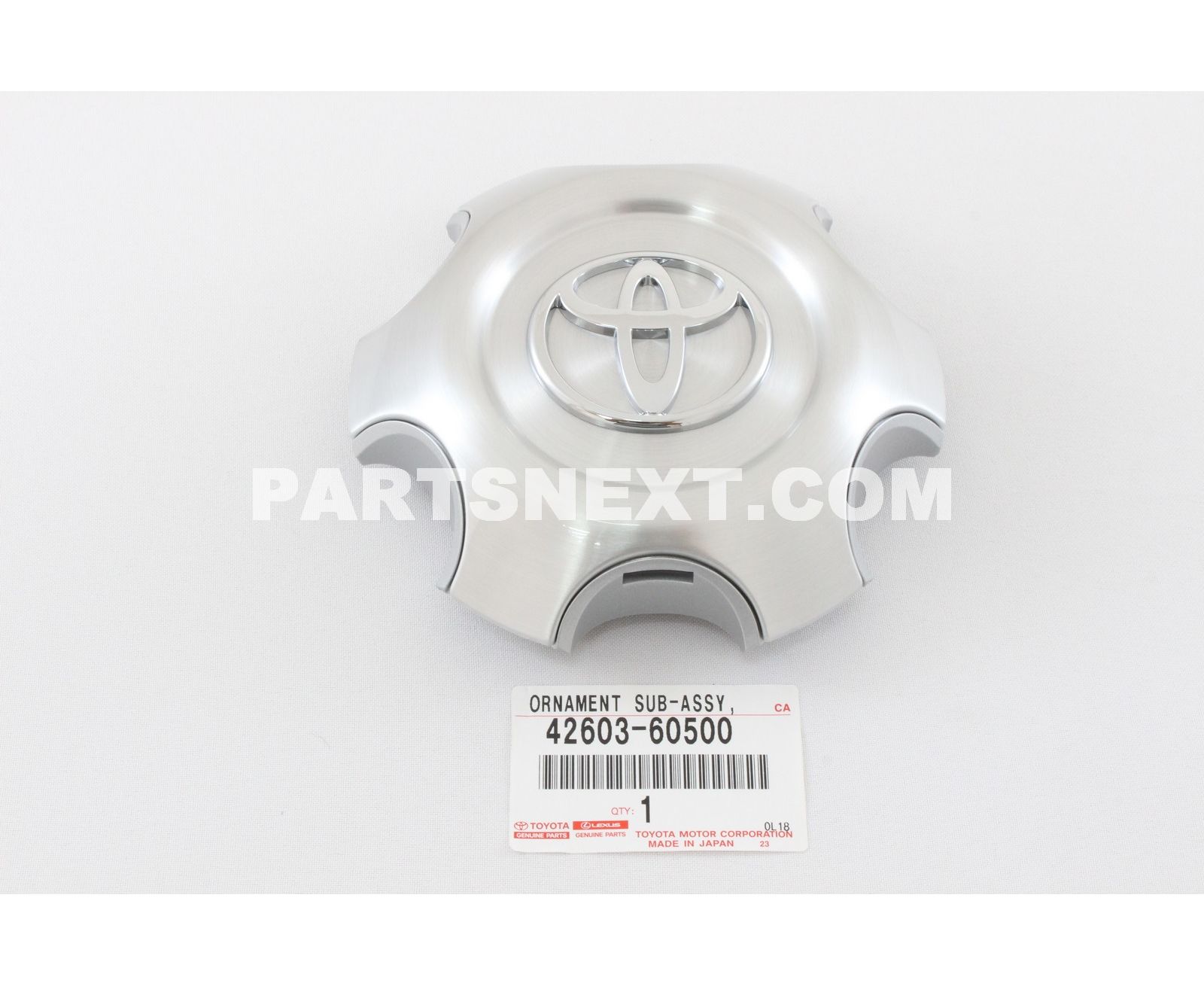 Toyota :: 42603-60500 ORNAMENT SUB-ASSY, WHEEL HUB