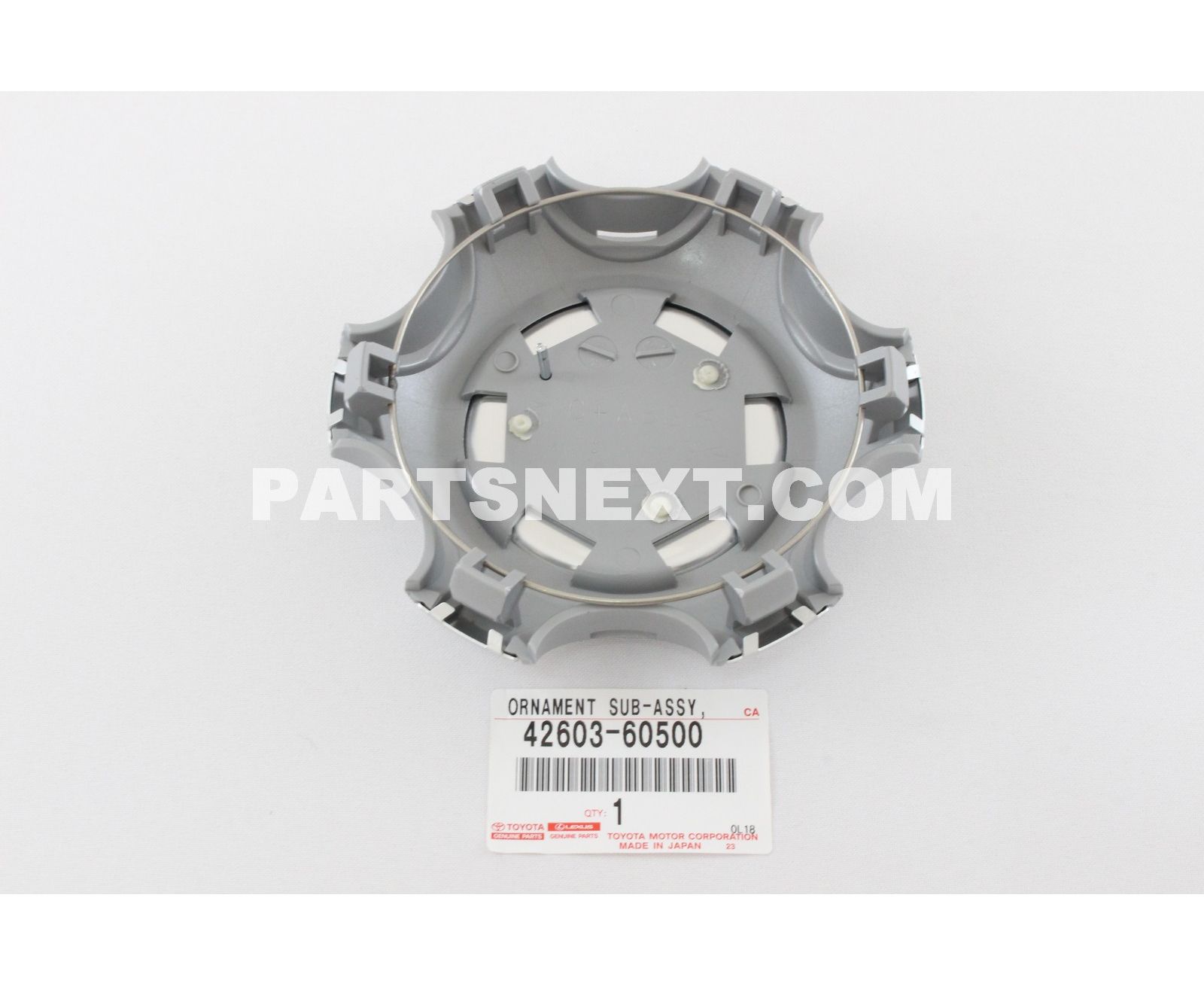 Toyota :: 42603-60500 ORNAMENT SUB-ASSY, WHEEL HUB