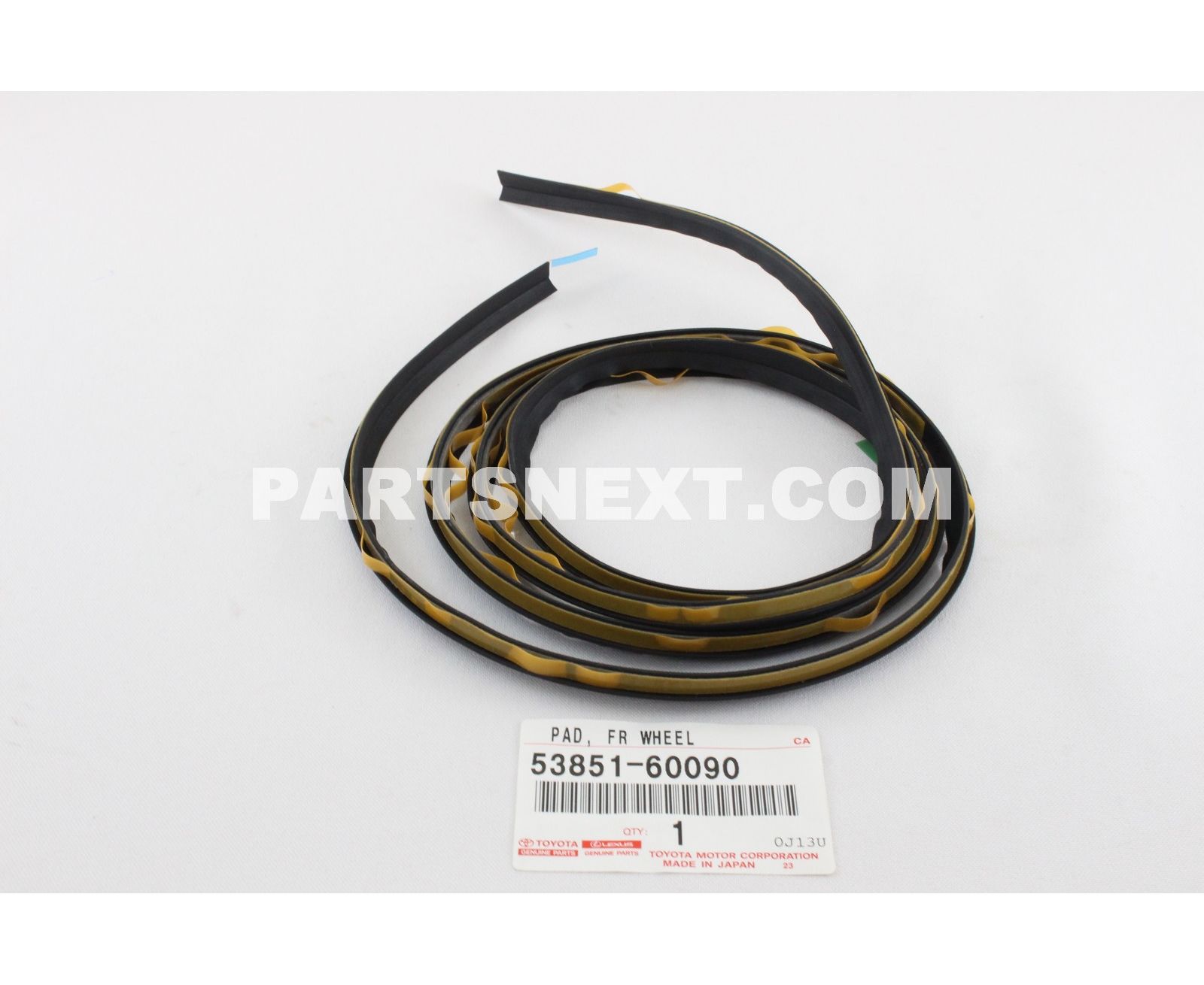 Toyota :: 53851-60090 PAD, FRONT WHEEL OPENING EXTENSION, NO.1