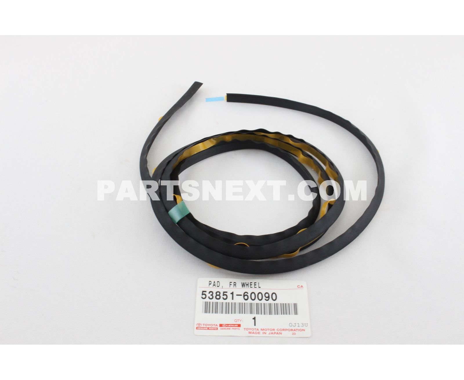 Toyota :: 53851-60090 PAD, FRONT WHEEL OPENING EXTENSION, NO.1