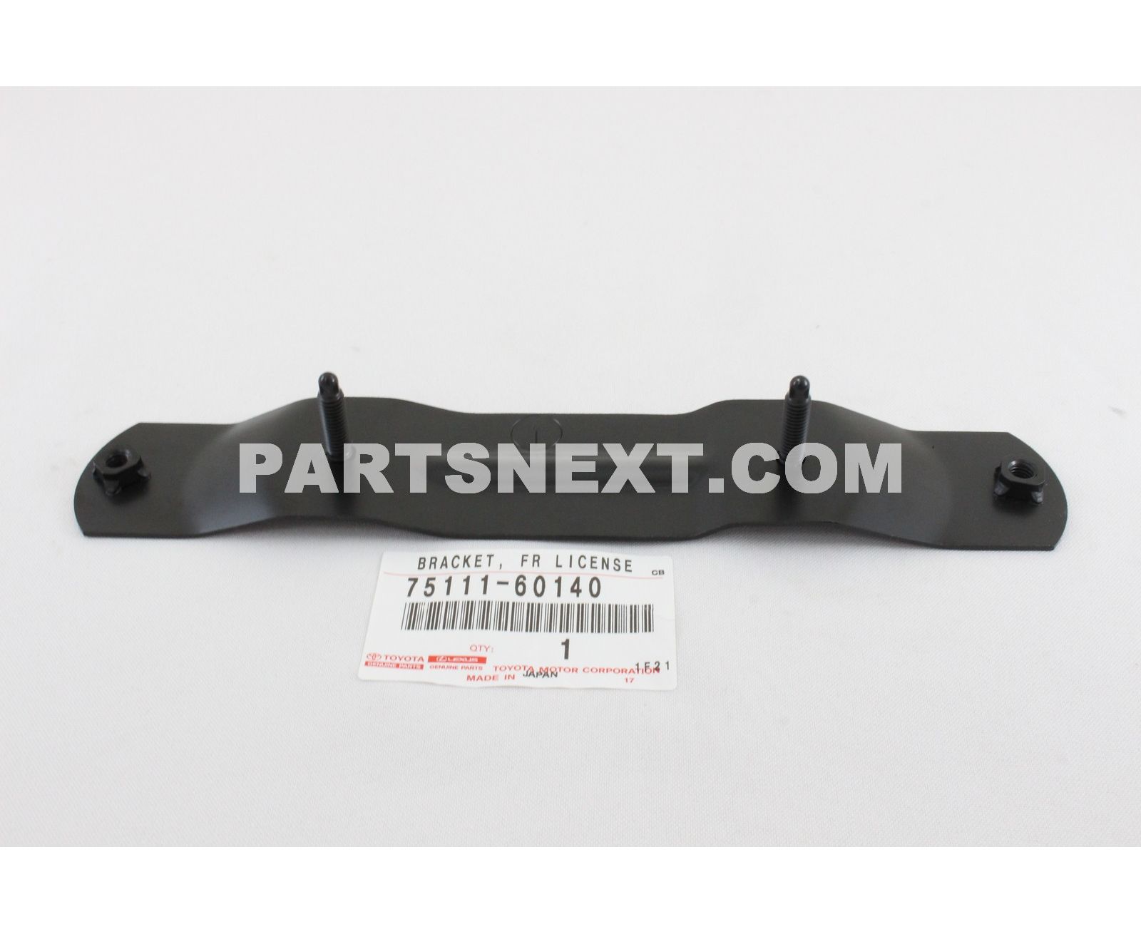Toyota :: 75111-60140 BRACKET, FRONT LICENSE PLATE
