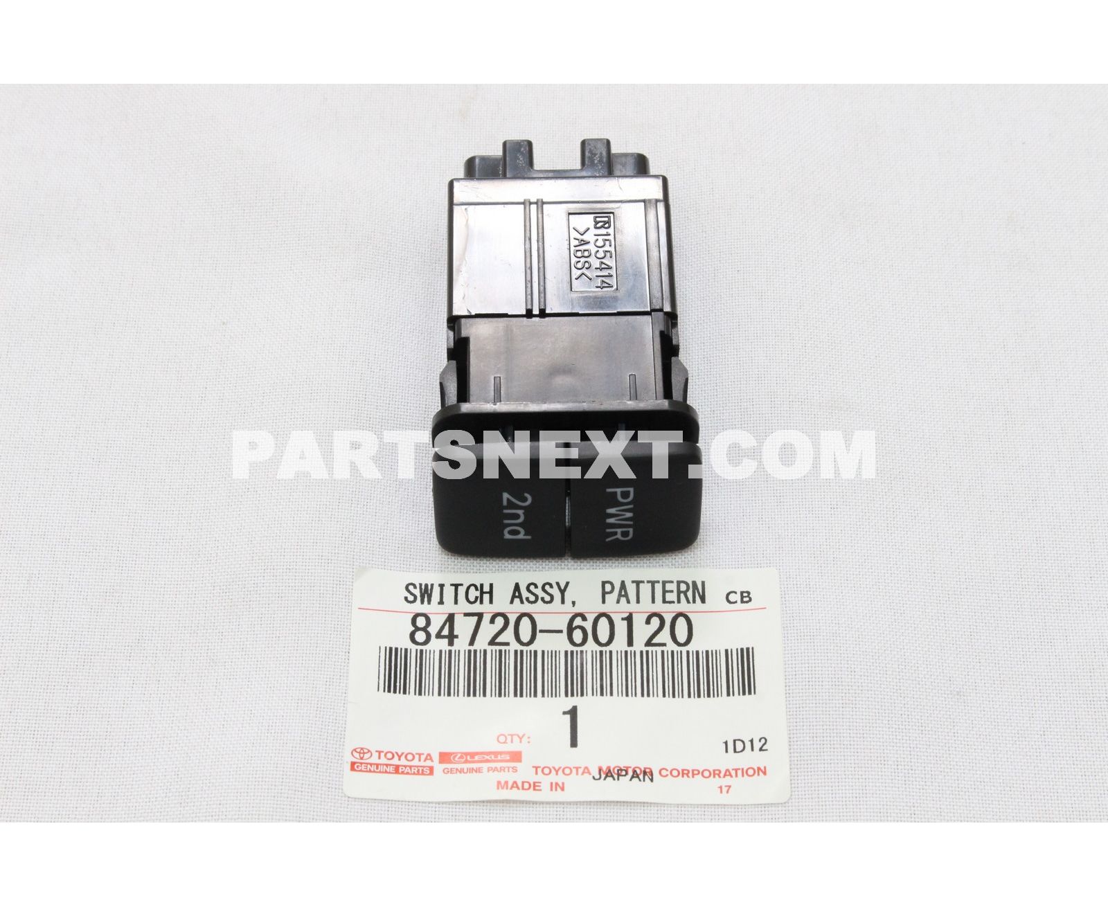 Toyota :: 84720-60120 SWITCH ASSY, PATTERN SELECT