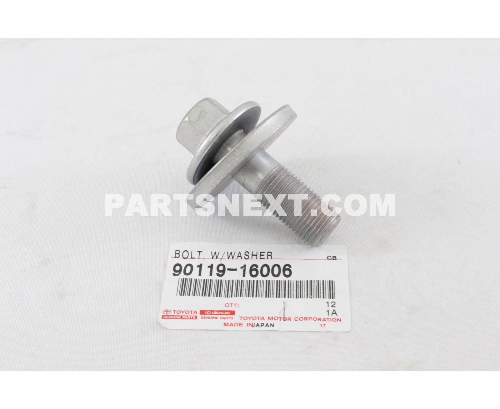Toyota :: 90119-16006 BOLT(FOR CRANKSHAFT PULLEY SET)