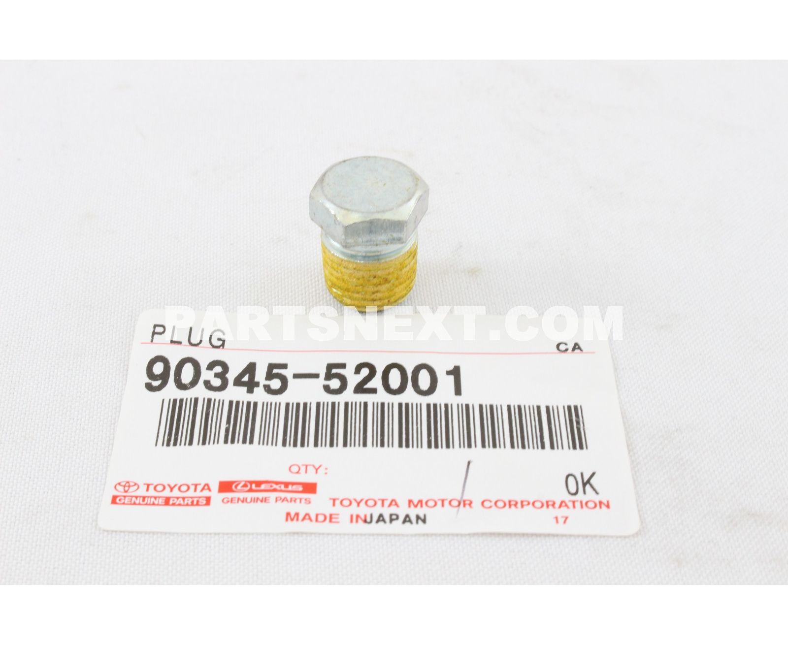 Toyota :: 90345-52001 COCK SUB-ASSY, WATER DRAIN(FOR CYLINDER BLOCK)