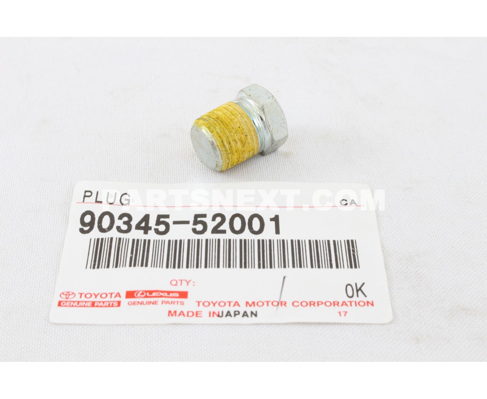 Toyota :: 90345-52001 COCK SUB-ASSY, WATER DRAIN(FOR CYLINDER BLOCK)