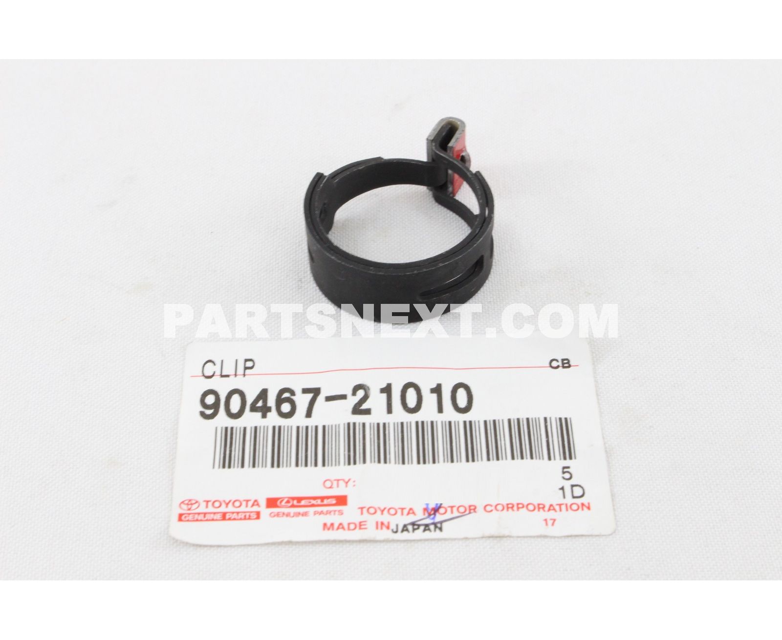 Toyota :: 90467-21010 CLAMP OR CLIP (FOR WATER HOSE)