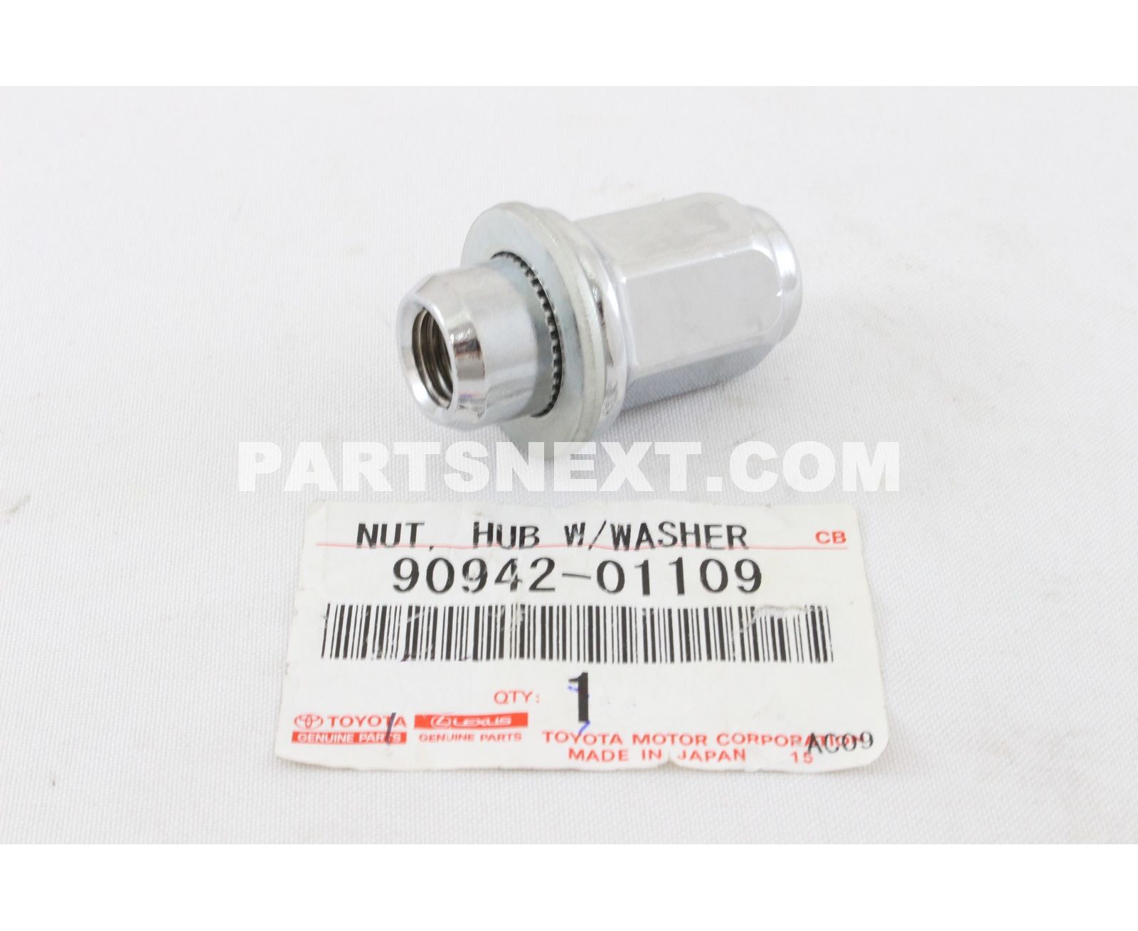 Toyota :: 90942-01109 NUT, HUB (FOR AXLE)