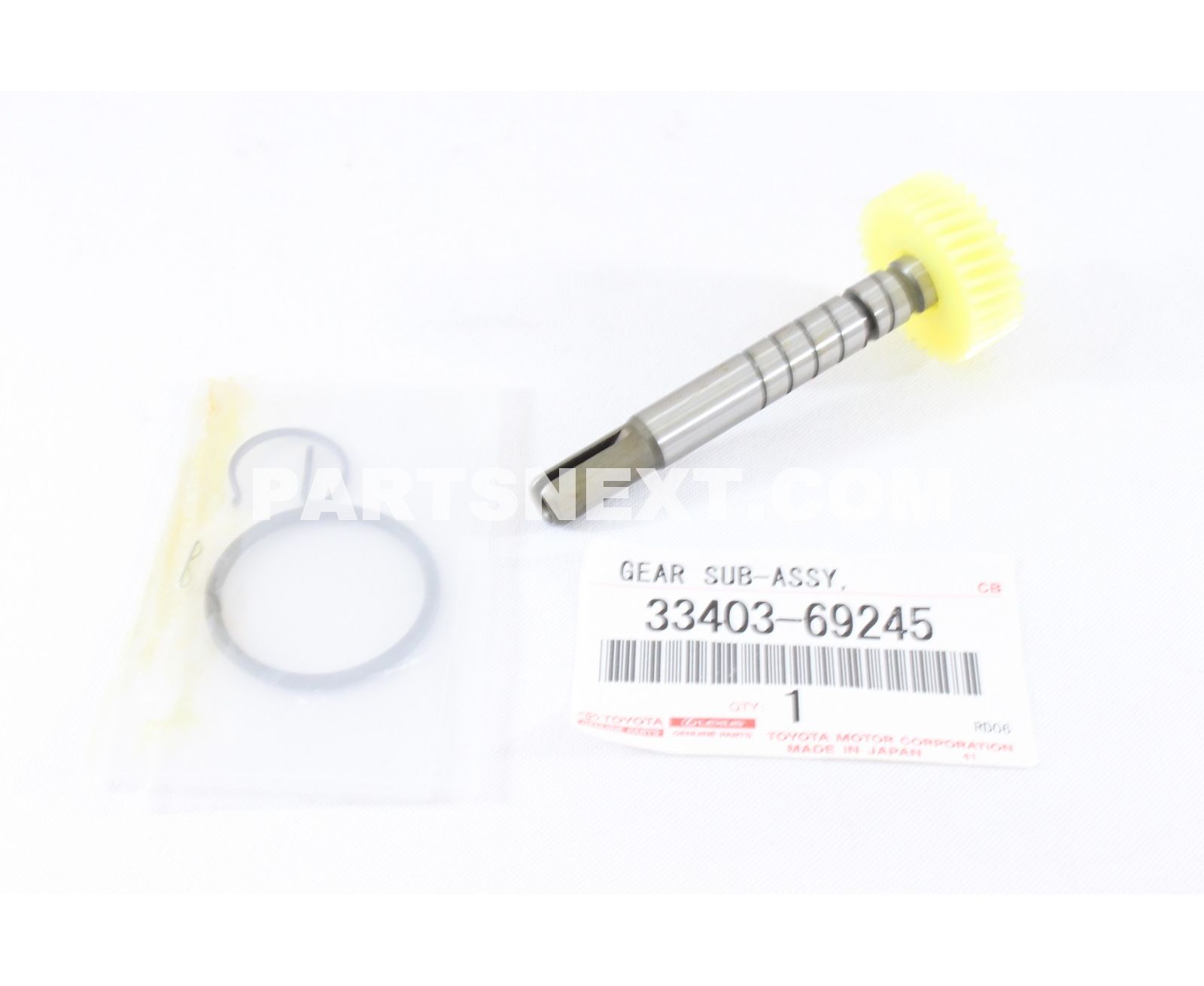 Toyota :: 33403-69245 GEAR SUB-ASSY, SPEEDOMETER DRIVEN (ATM)