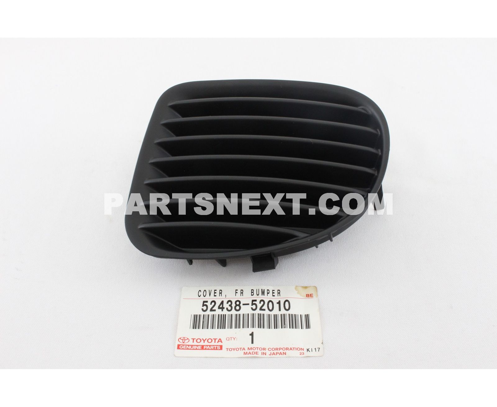 Toyota :: 52438-52010 COVER, FRONT BUMPER GUARD, LH